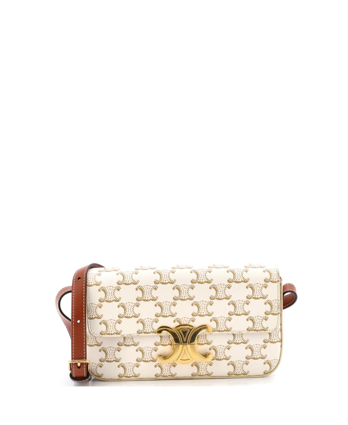 Click here for Pre-Owned Celine Triomphe East-West Shoulder Bag T... prices