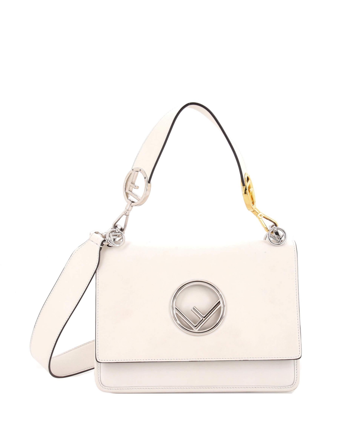 Click here for Pre-Owned Fendi Medium Kan I F Shoulder Bag Leathe... prices