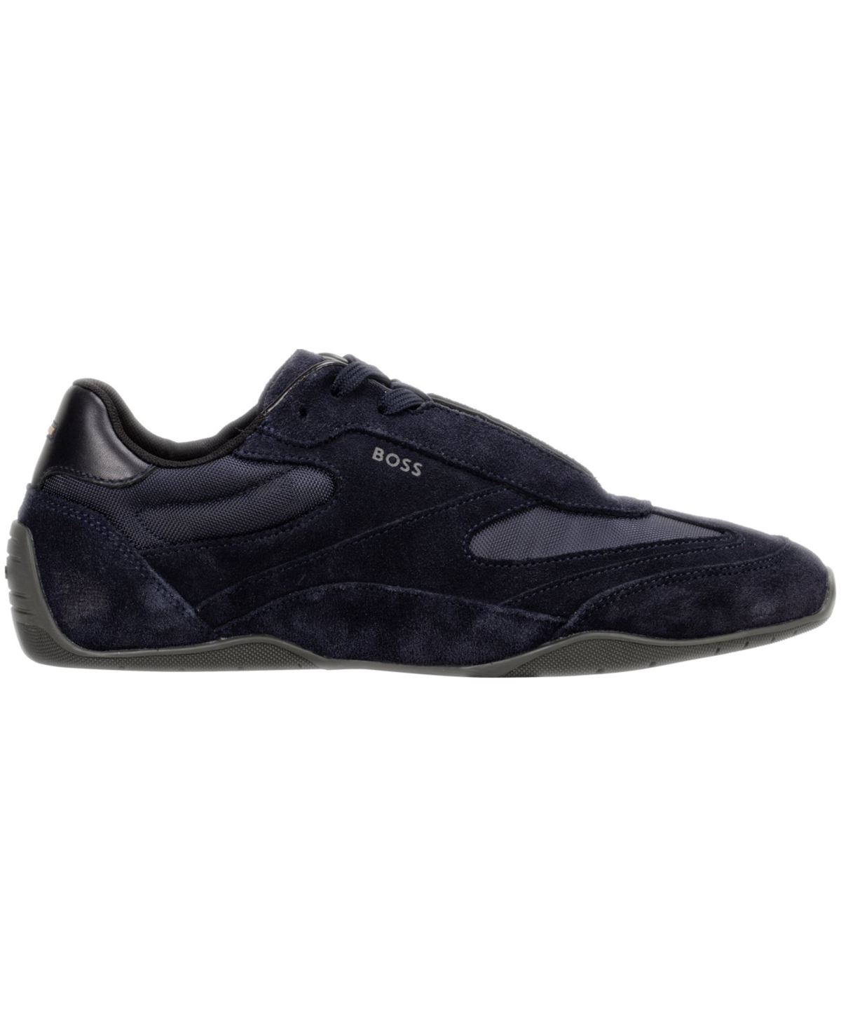 Click here for Boss Mens Jaylen Low Lace-Up Sneakers - Navy prices