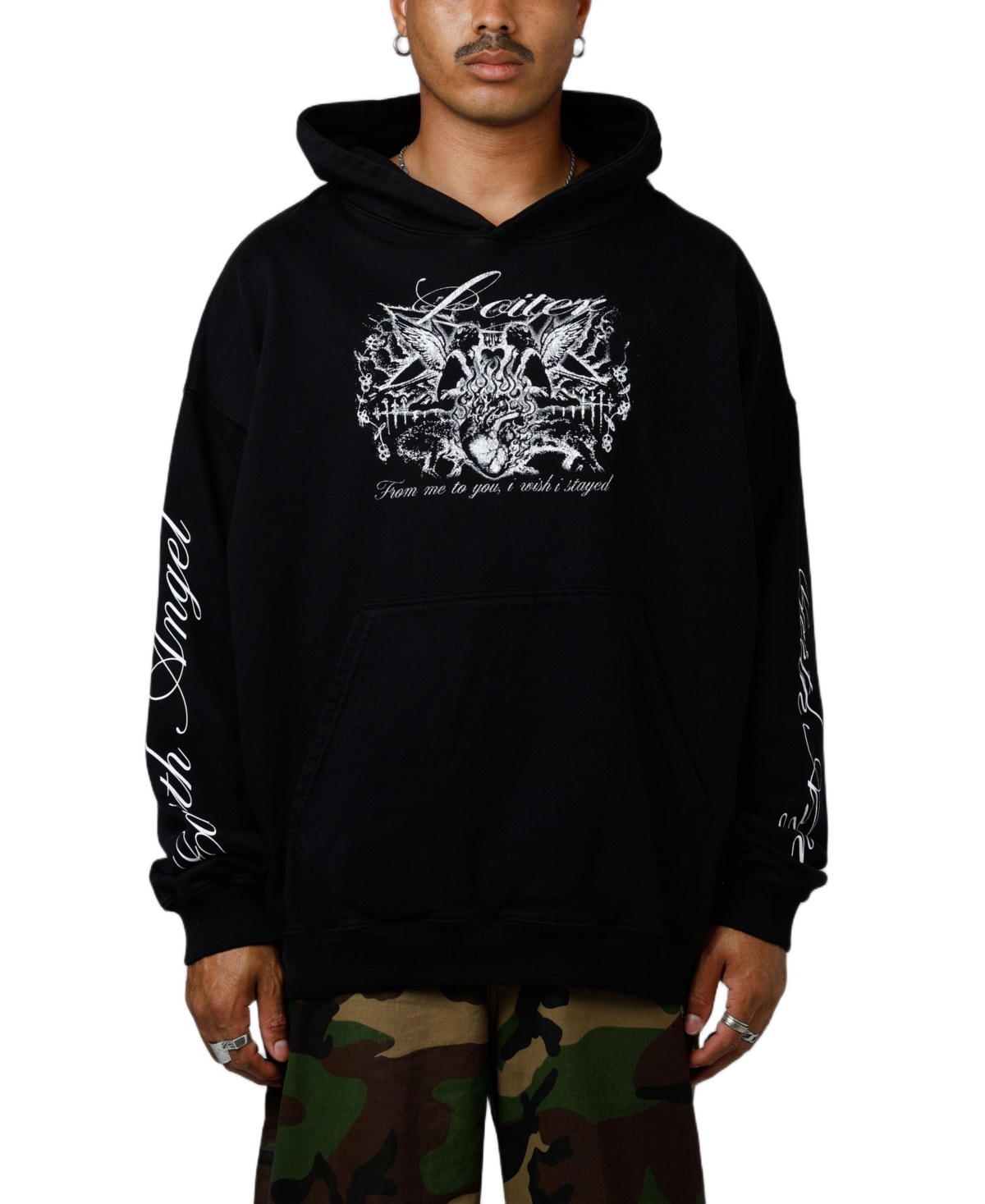 Click here for Loiter Mens Earth Angel Premium Hoodie Sweatshirt prices