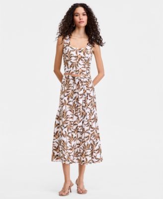 Click here for I.N.C. International Concepts Womens Printed Cropp... prices