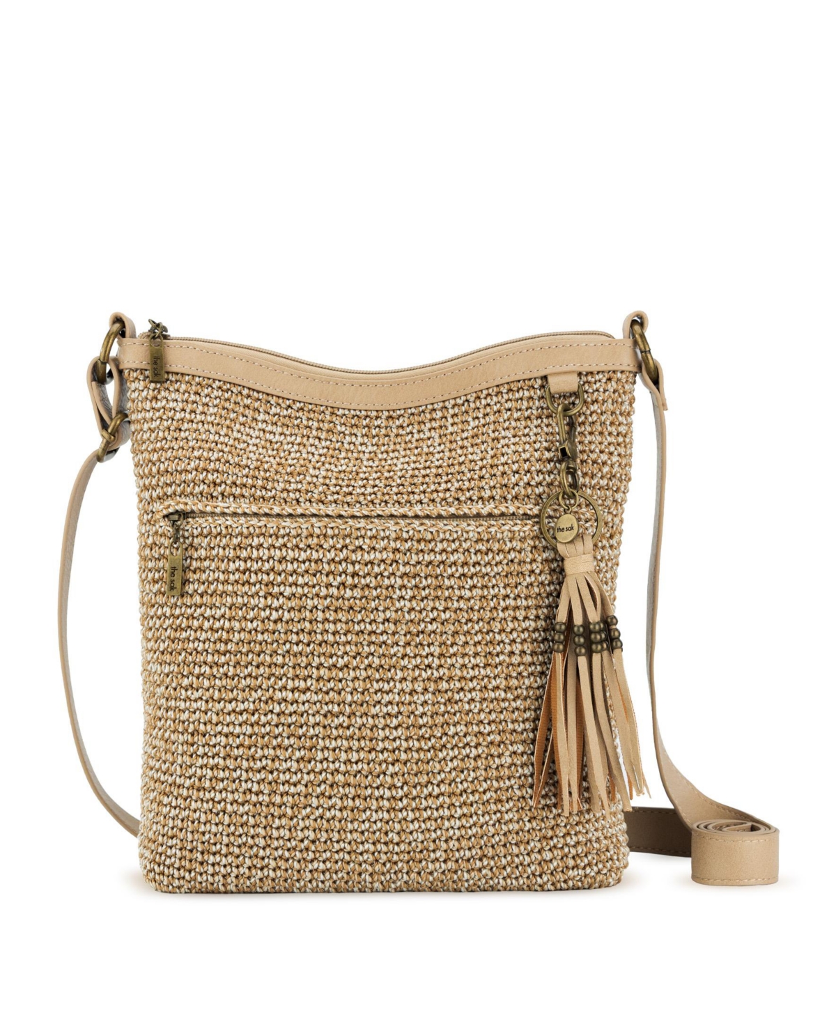 Click here for The Sak Womens Lucia Crochet Medium Crossbody Bag... prices