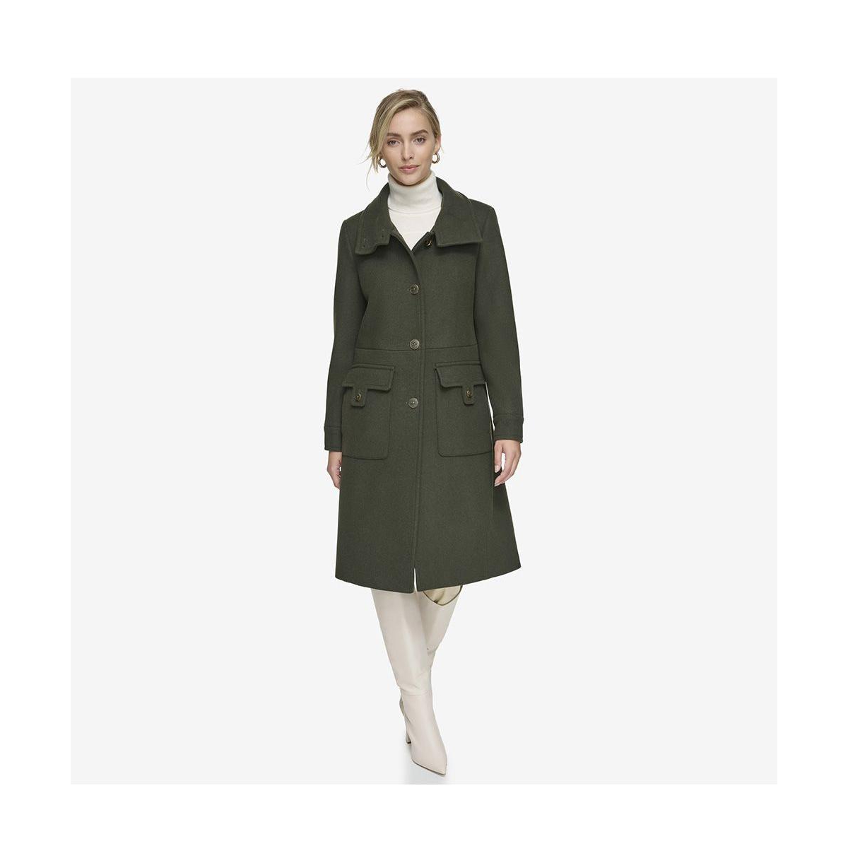 Click here for Andrew Marc Womens Almedia Sb Wool Twill Coat With... prices