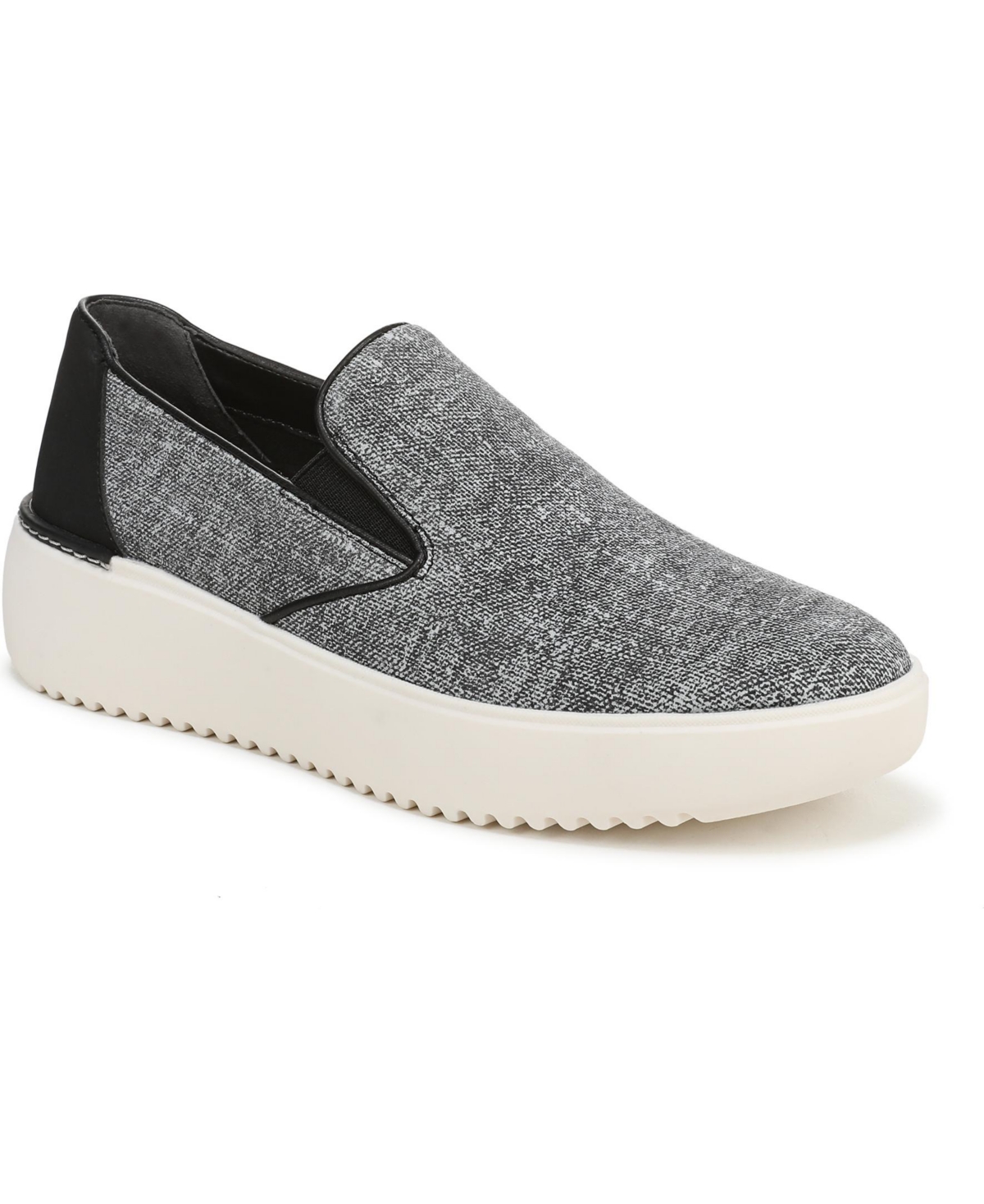 Click here for Vionic Womens Kearny Slip On Shoes - Heathered bla... prices