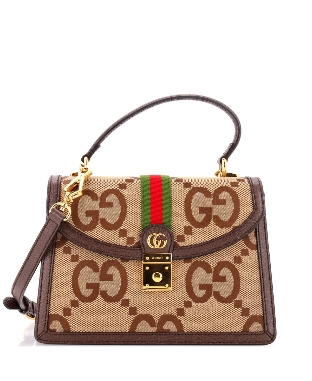 Click here for Pre-Owned Gucci Small Ophidia Flap Top Handle Bag... prices