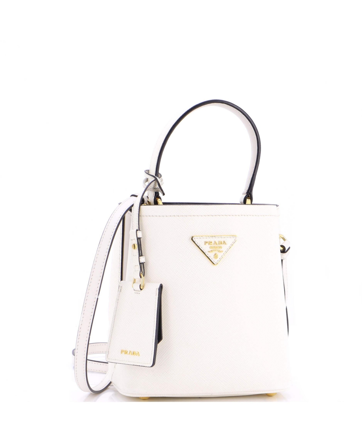 Click here for Pre-Owned Prada Small Panier Bucket Bag Saffiano L... prices
