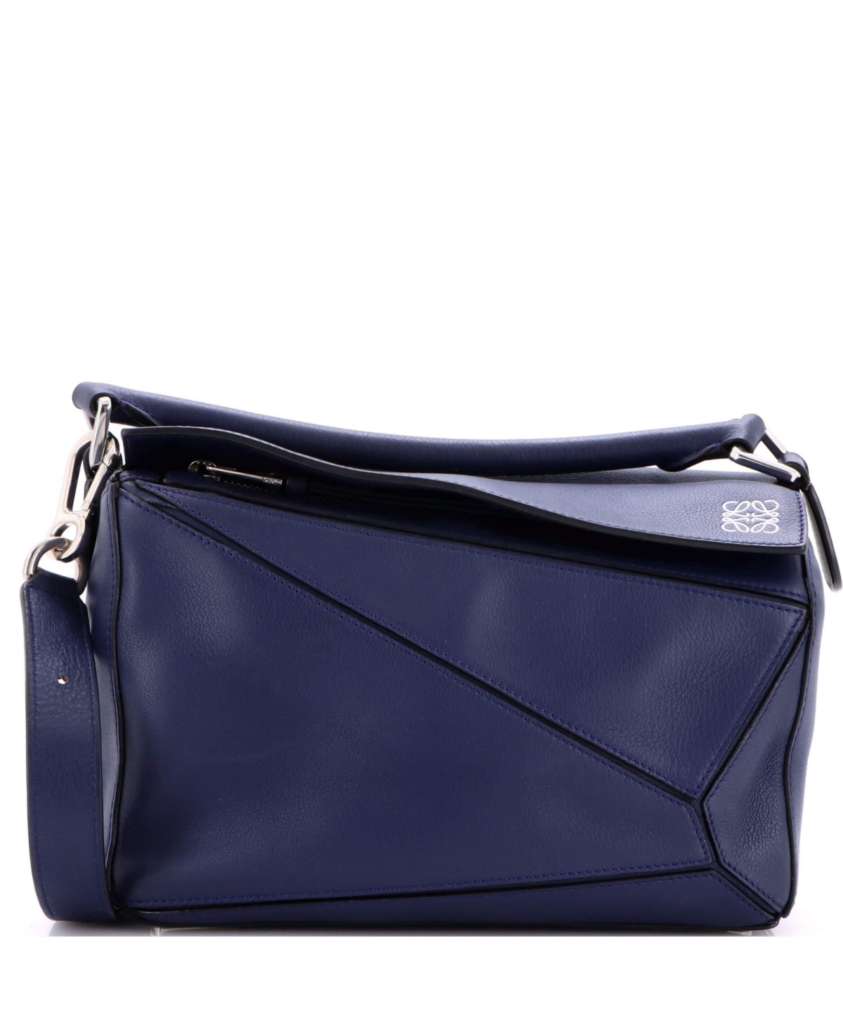 Click here for Pre-Owned Loewe Small Puzzle Bag Leather - Blue prices