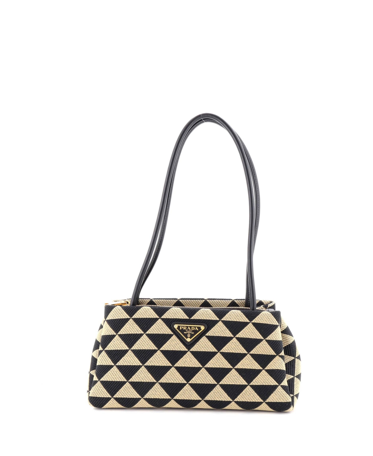 Click here for Pre-Owned Prada Small Symbole Shoulder Bag Jacquar... prices