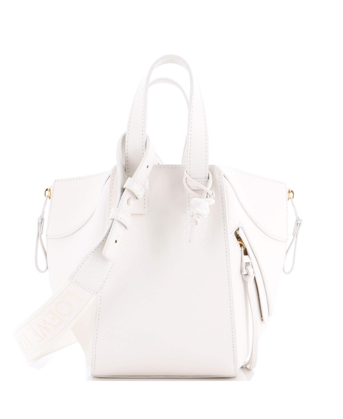 Click here for Pre-Owned Loewe Compact Monochrome Hammock Bag Lea... prices