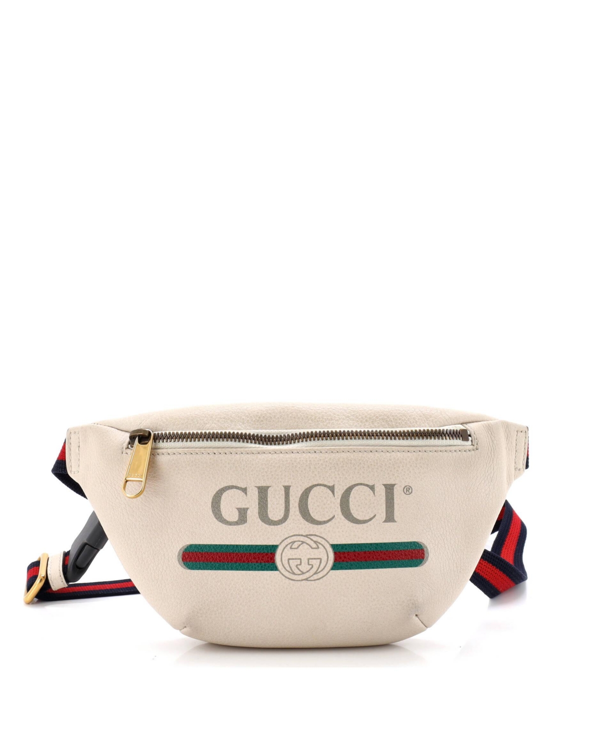 Click here for Pre-Owned Gucci Small Logo Belt Bag Printed Leathe... prices