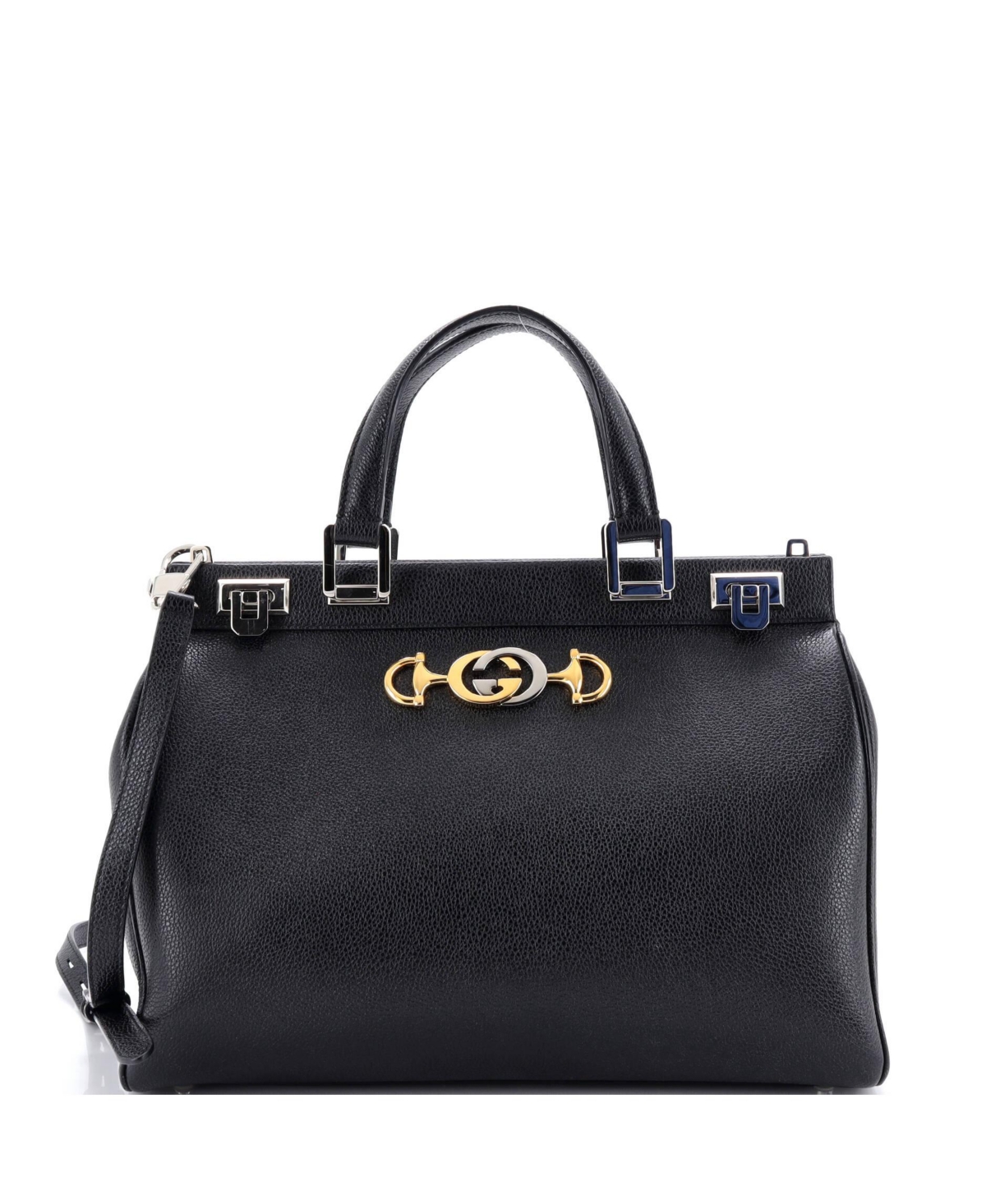 Click here for Pre-Owned Gucci Medium Zumi Top Handle Bag Leather... prices