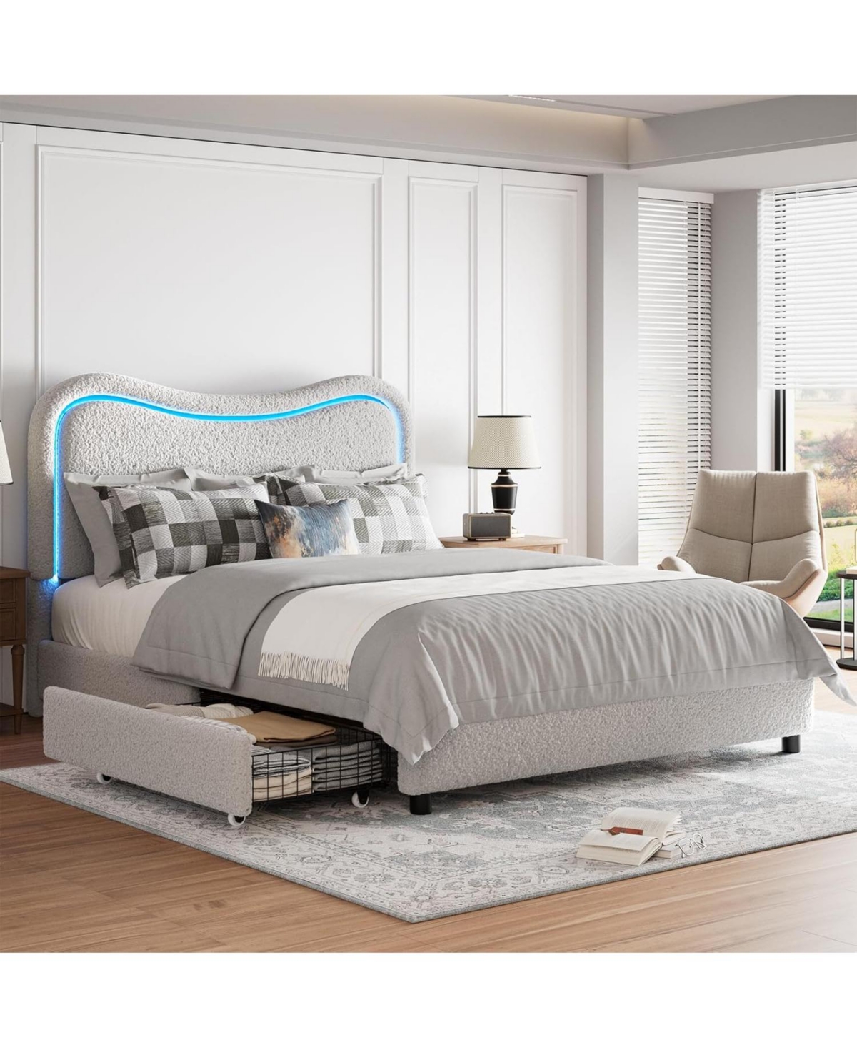 Click here for gaomon Led Twin Bed Frame for Kids  2 Drawers  Uph... prices