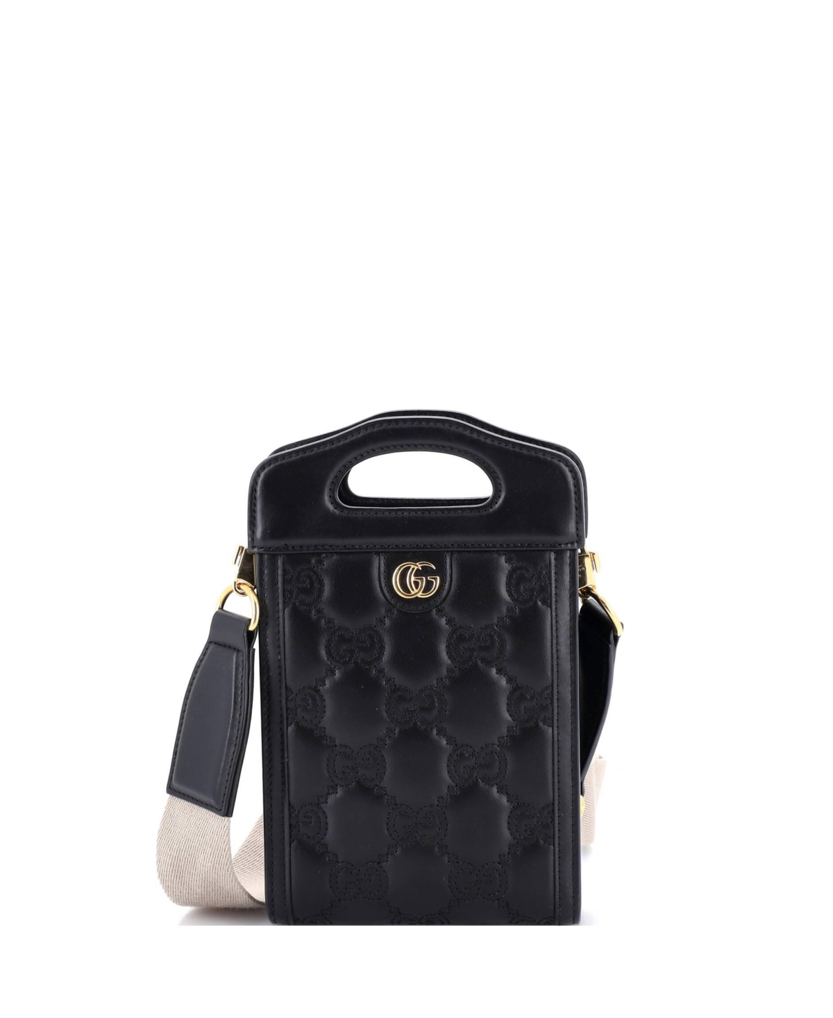 Click here for Pre-Owned Gucci Mini Top Handle Crossbody Bag Gg M... prices