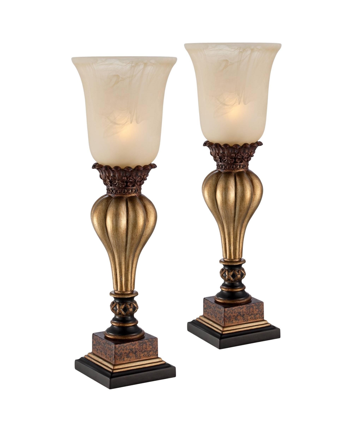 Click here for Regency Hill Traditional Uplight Accent Table Lamp... prices