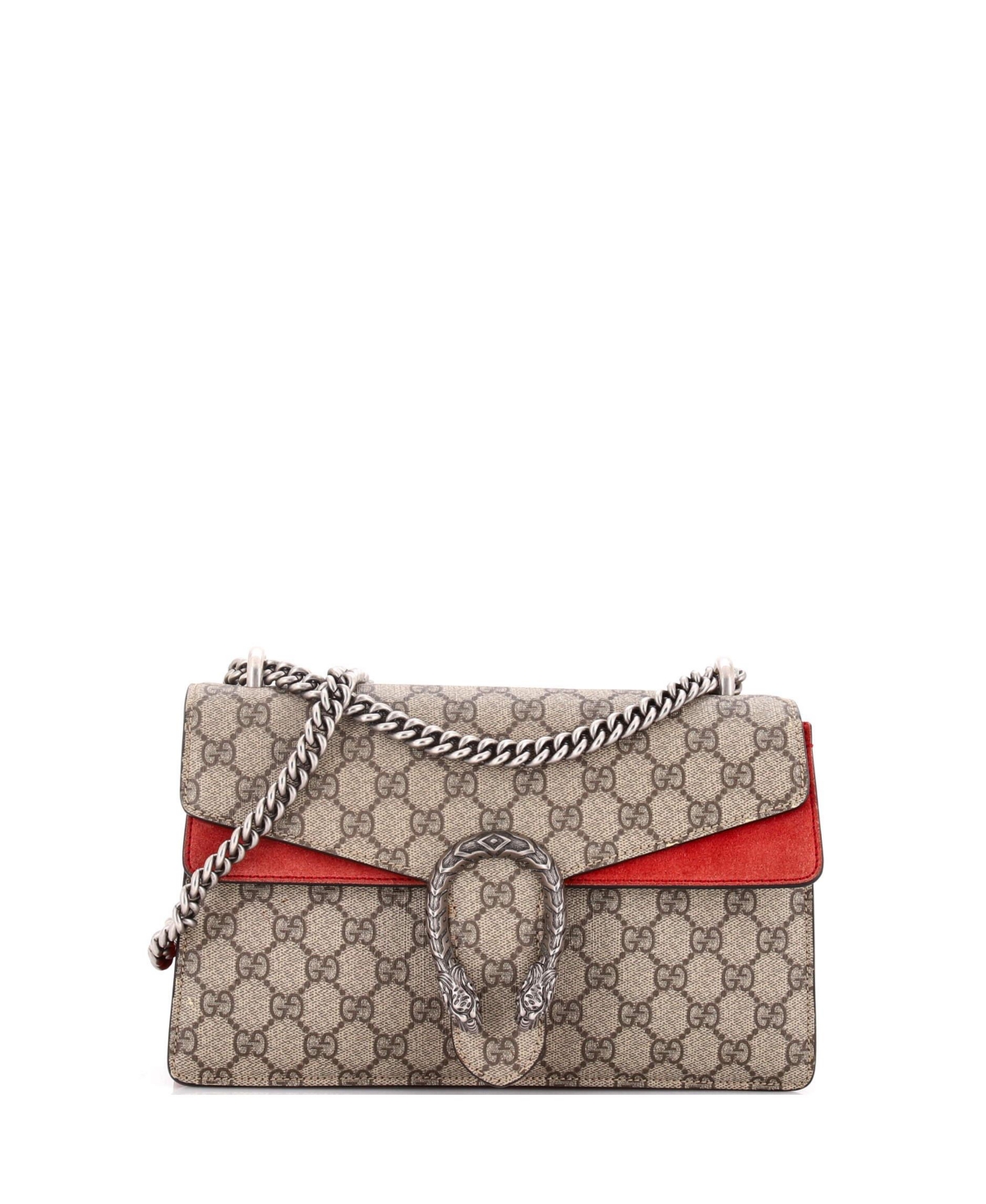 Click here for Pre-Owned Gucci Small Dionysus Bag Gg Coated Canva... prices