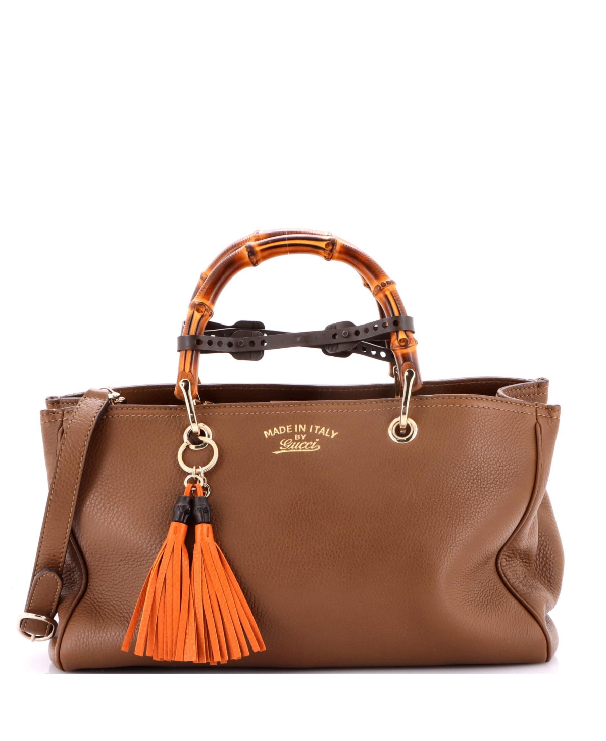 Click here for Pre-Owned Gucci Medium Bamboo Shopper Tote Leather... prices