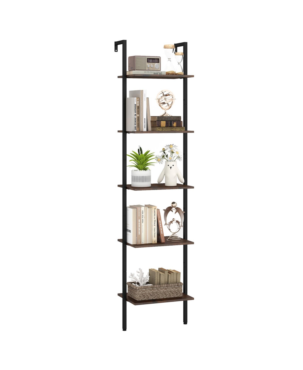 Click here for Sugift Wall Mounted Ladder Shelf with Anti Tipping... prices