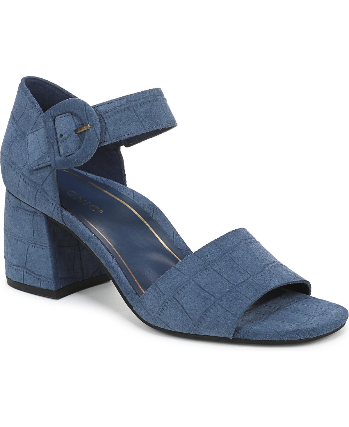 Click here for Vionic Womens Chardonnay Strappy Sandals - Dark de... prices