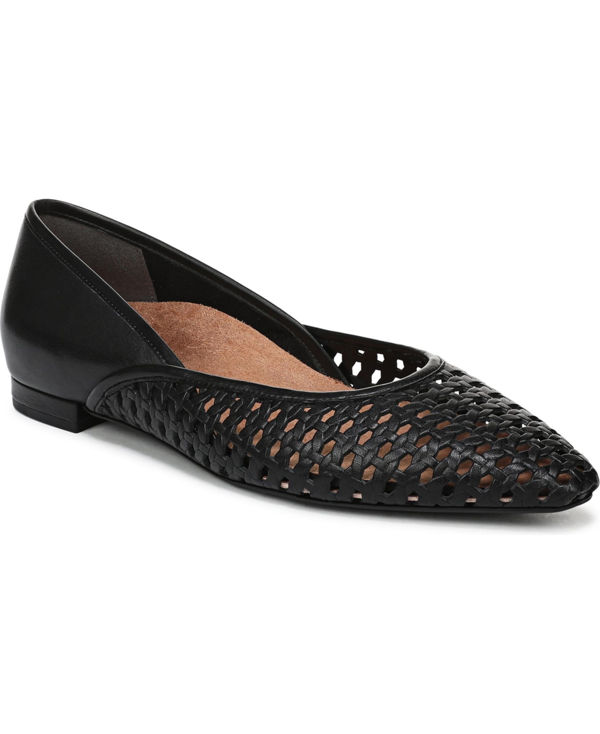 Click here for Vionic Womens Gracia Woven Ballet Flats - Black le... prices