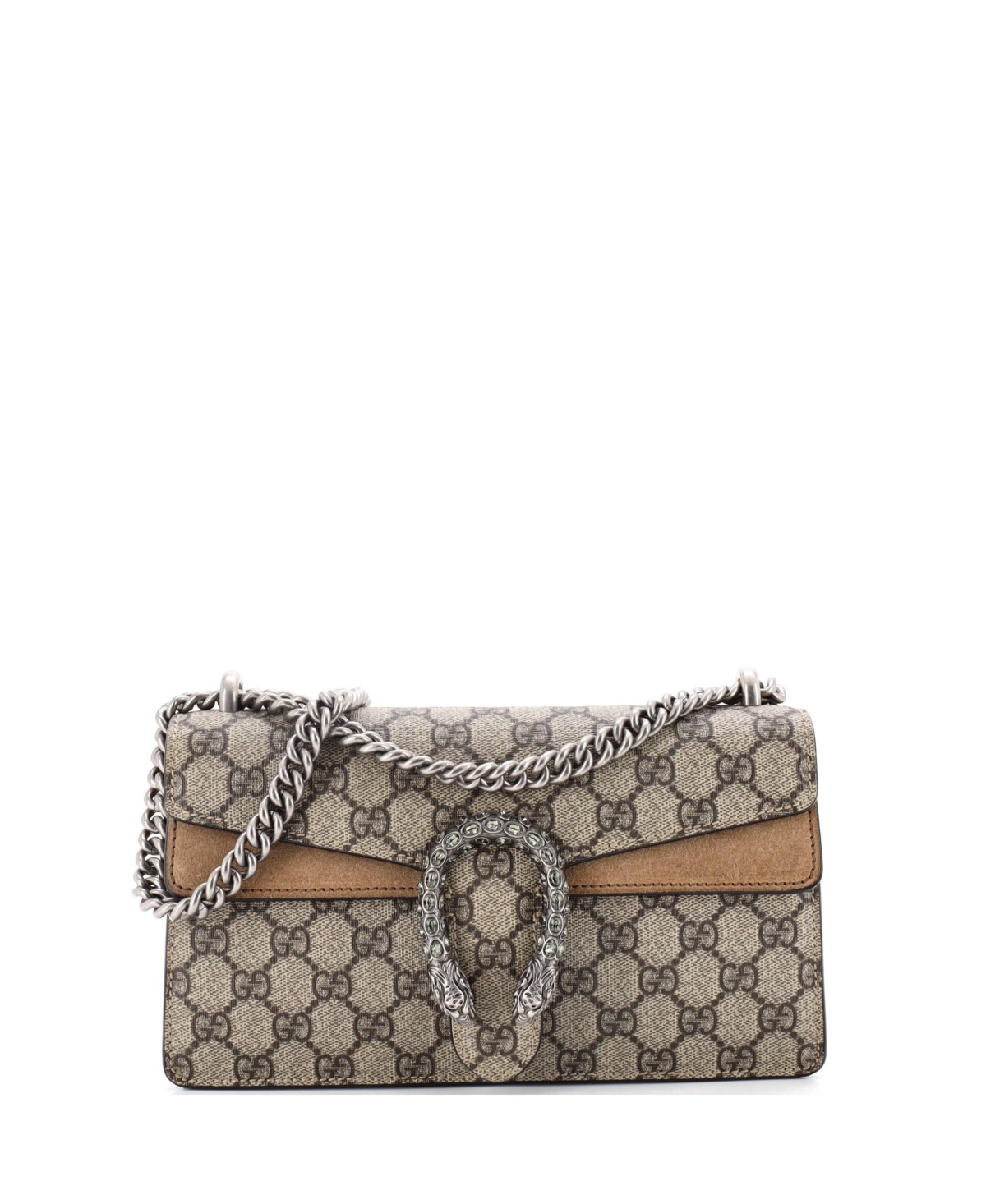 Click here for Pre-Owned Gucci Small Dionysus Bag Gg Coated Canva... prices