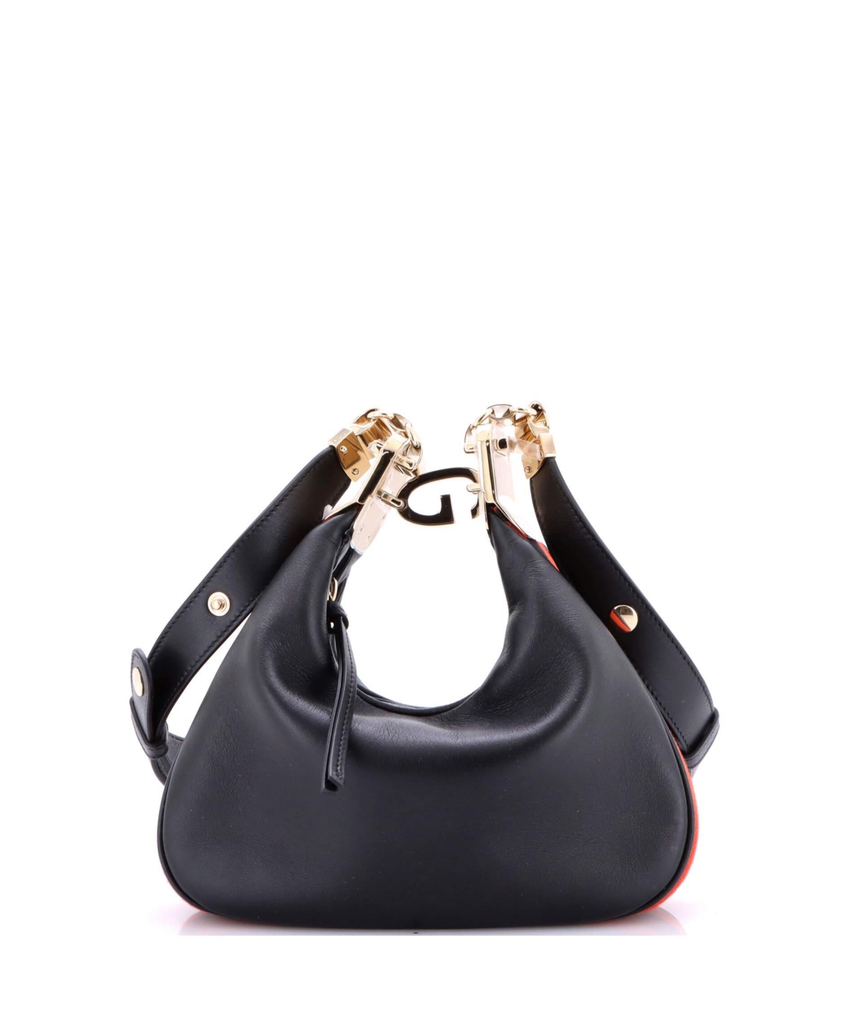 Click here for Pre-Owned Gucci Small Attache Shoulder Bag Leather... prices