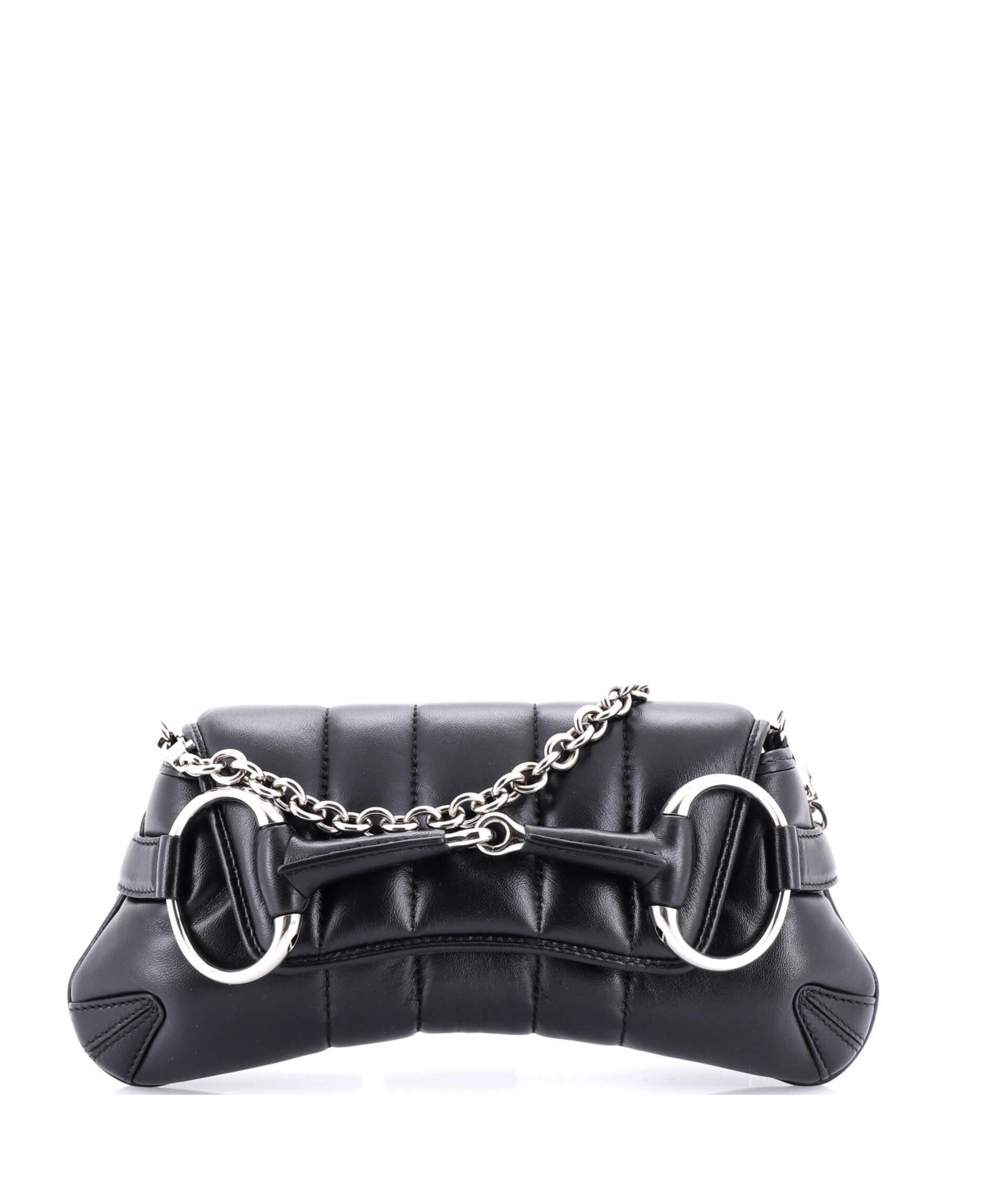 Click here for Pre-Owned Gucci Small Horsebit Chain Shoulder Bag... prices