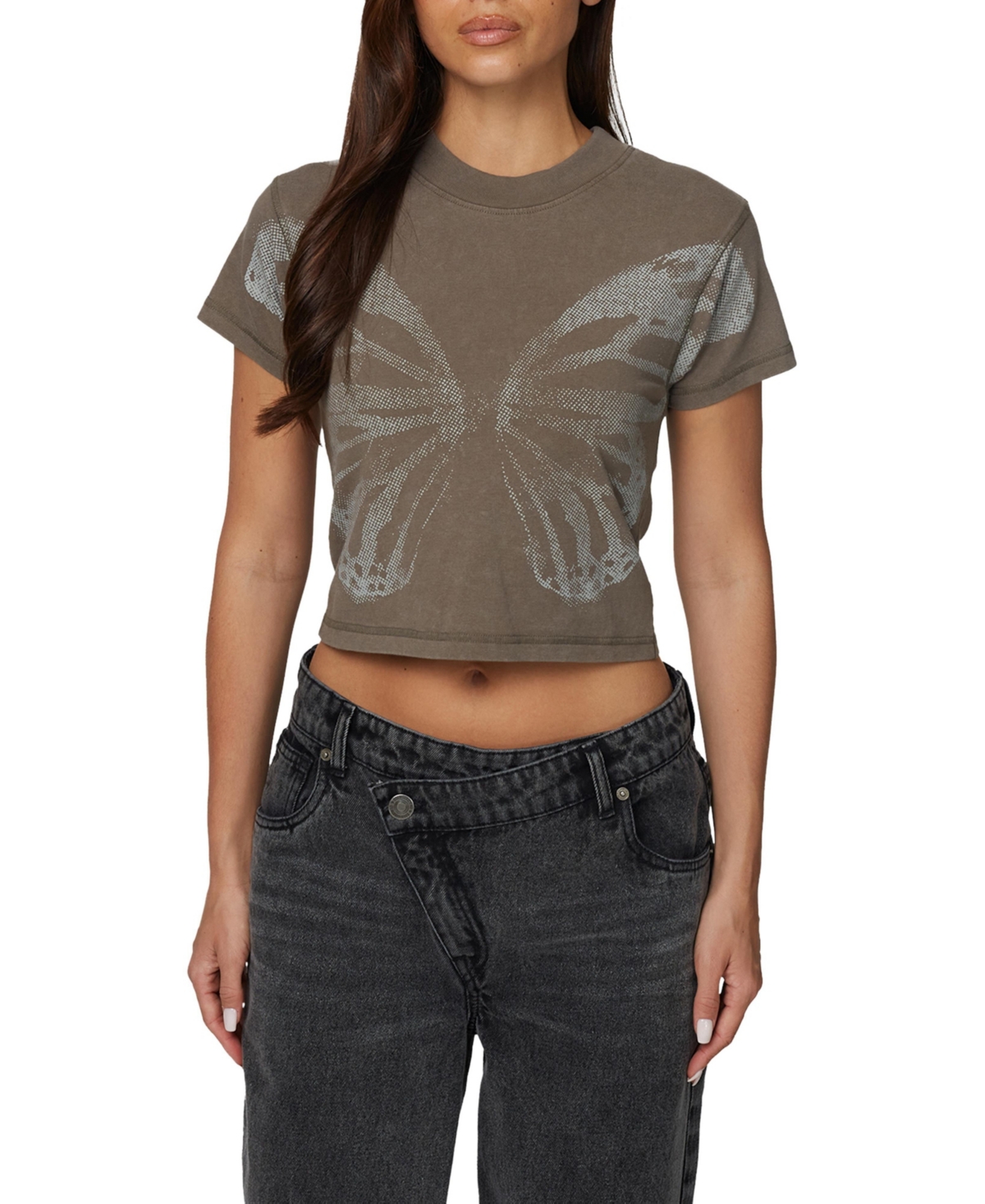 Click here for Good For Nothing Womens Silhouette Baby T-Shirt -... prices