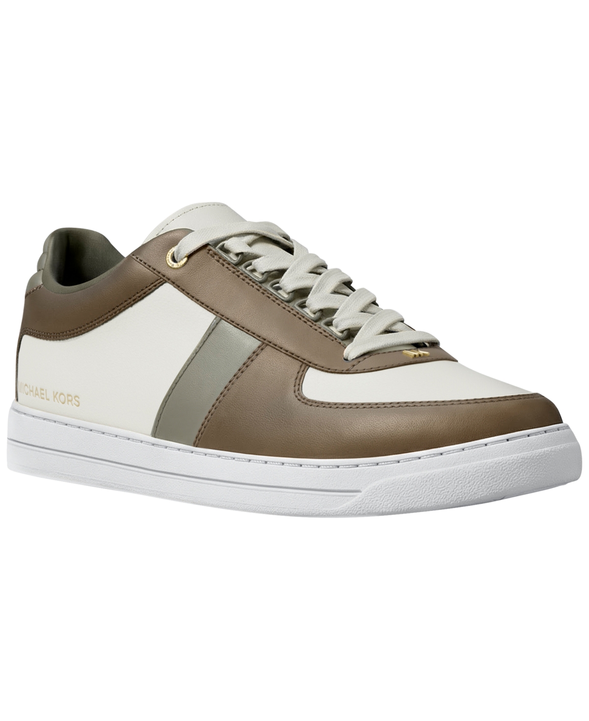 Click here for Michael Kors Mens Brady Lace-Up Sneakers - Loden m... prices