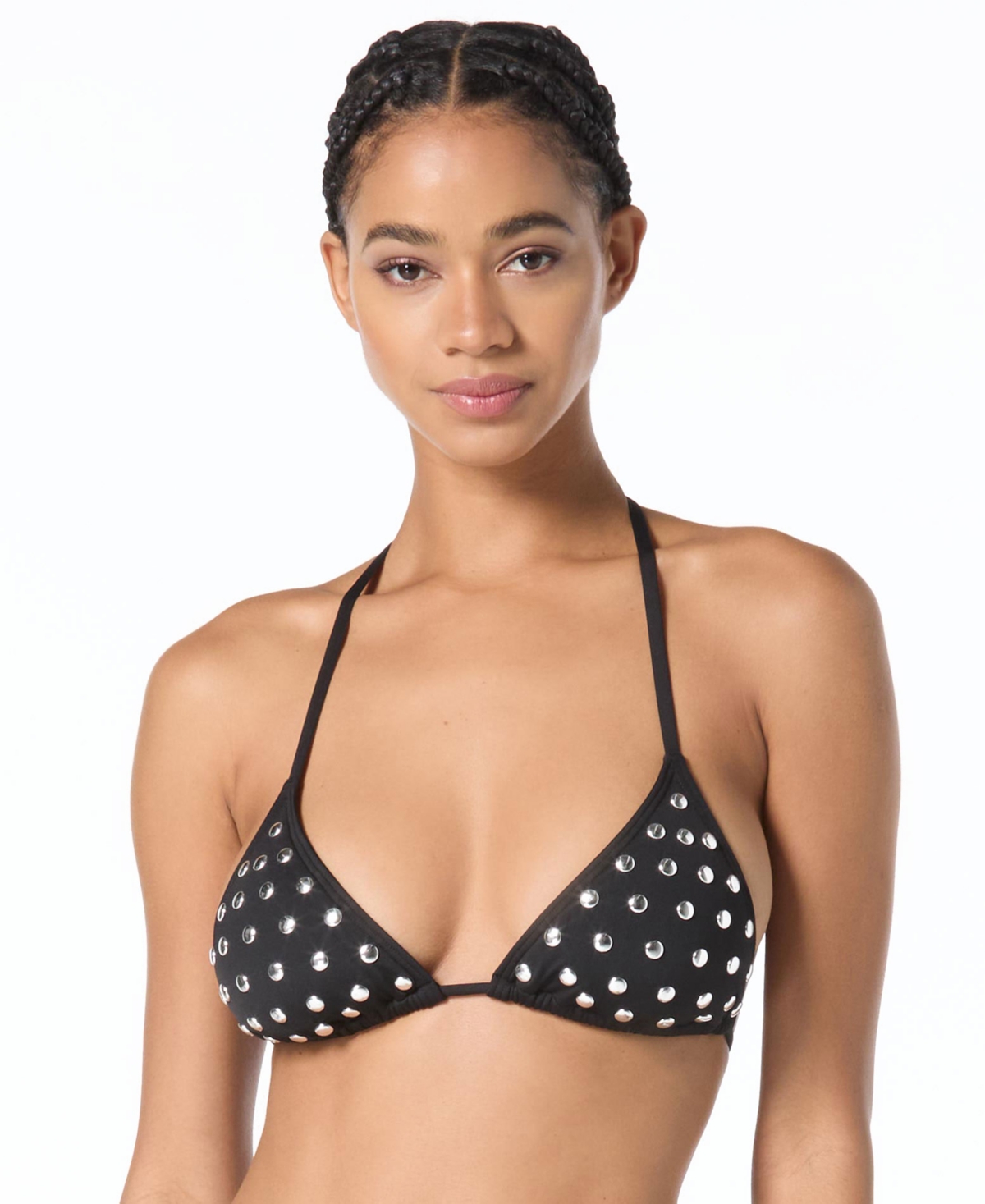 Click here for Michael Michael Kors Womens Tie-Back V-Neck Bikini... prices