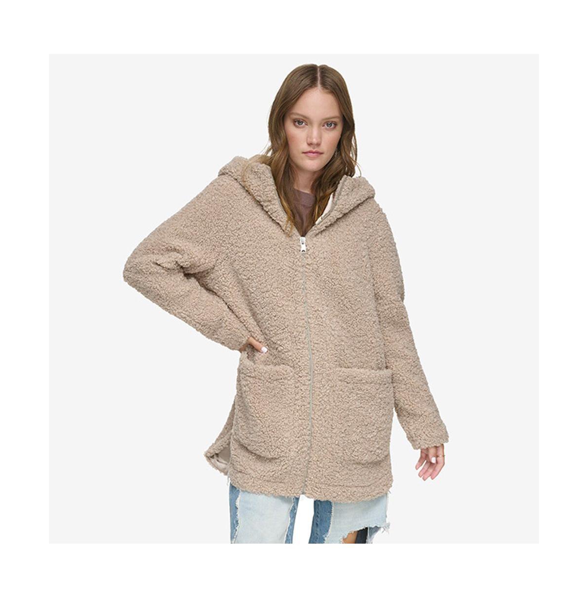 Click here for Womens Seneca Soft Sherpa Womens Teddy Coat - Mush... prices