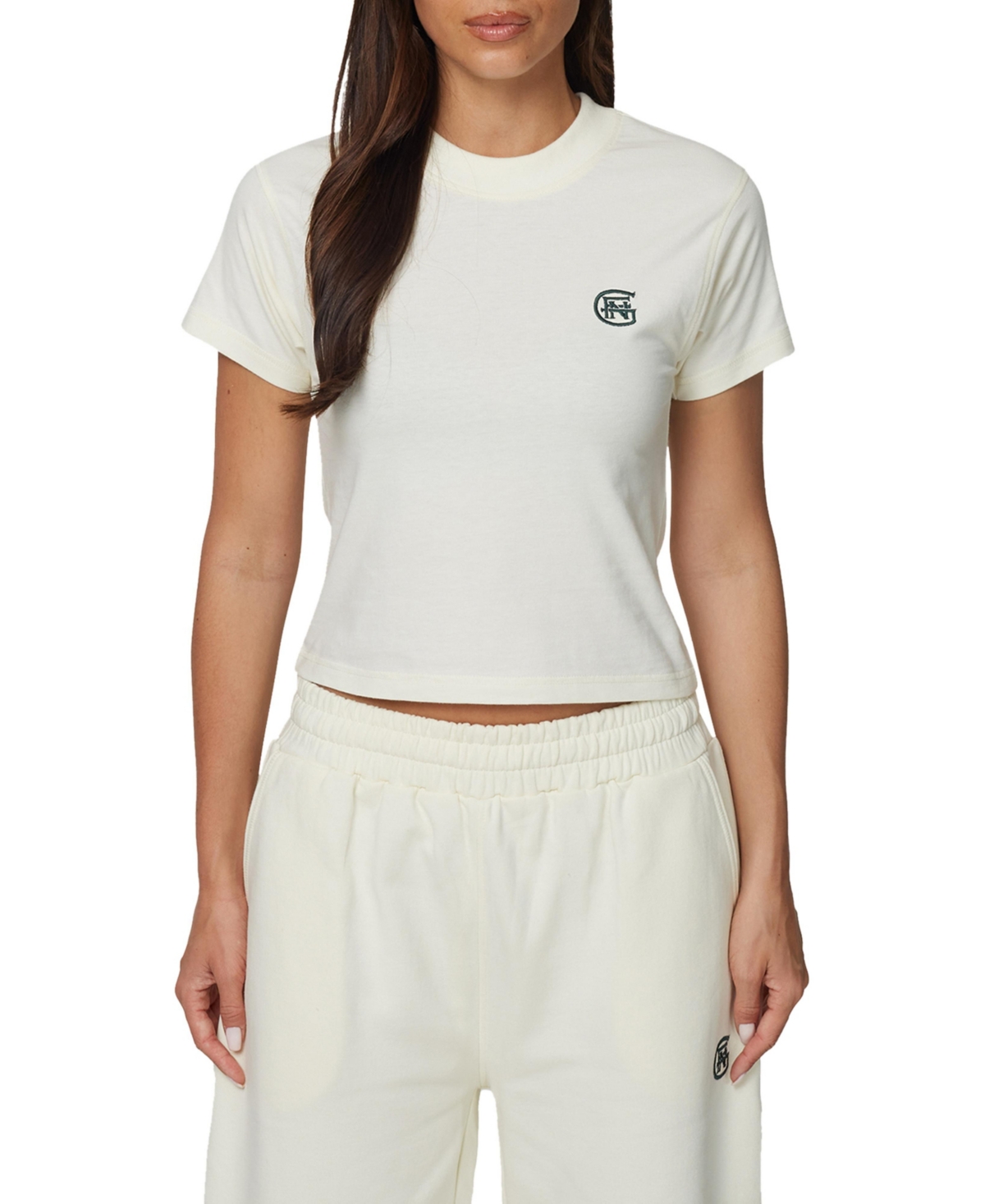 Click here for Good For Nothing Womens Halftone Baby T-Shirt - Wh... prices