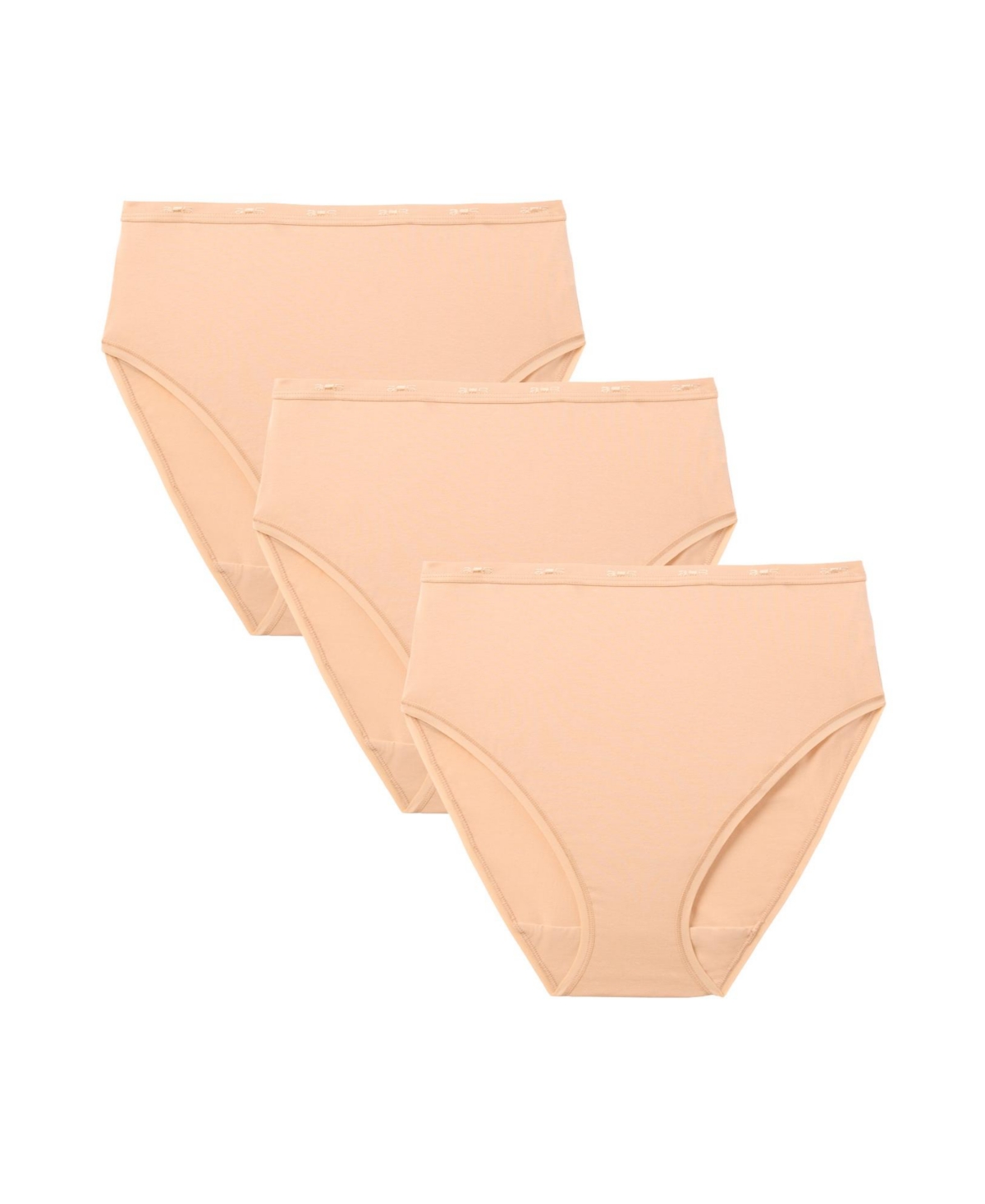 Click here for Avenue Plus Size Hi-Cut Cotton/Spandex Panty 3-Pac... prices