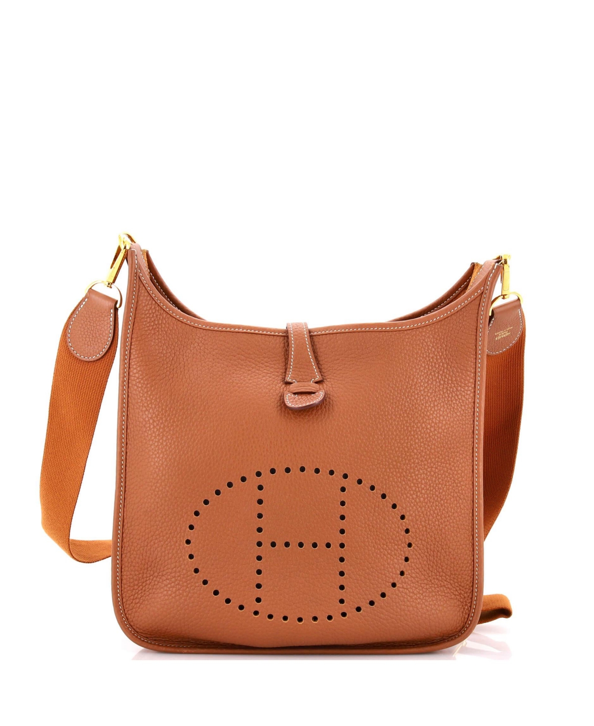 Click here for Pre-Owned HERMES Pm Evelyne Bag Gen Iii Clemence -... prices
