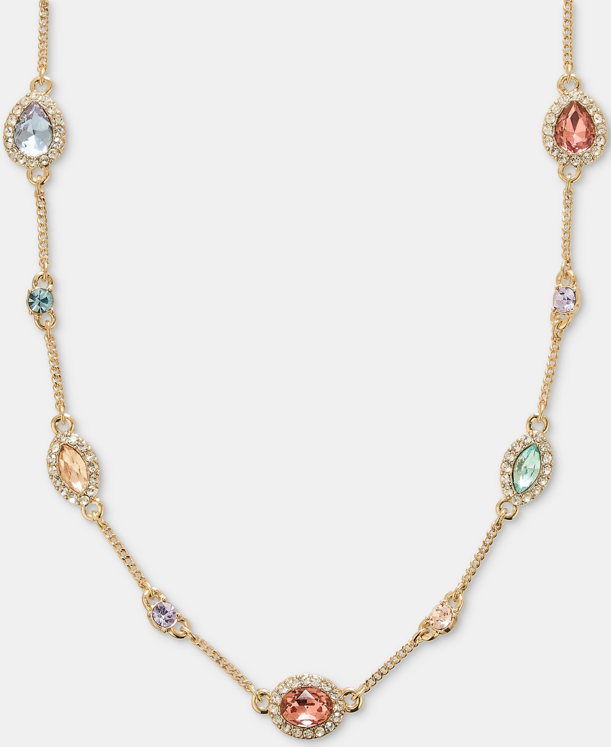 Click here for Givenchy Stone Station Collar Necklace  16 + 3 ext... prices