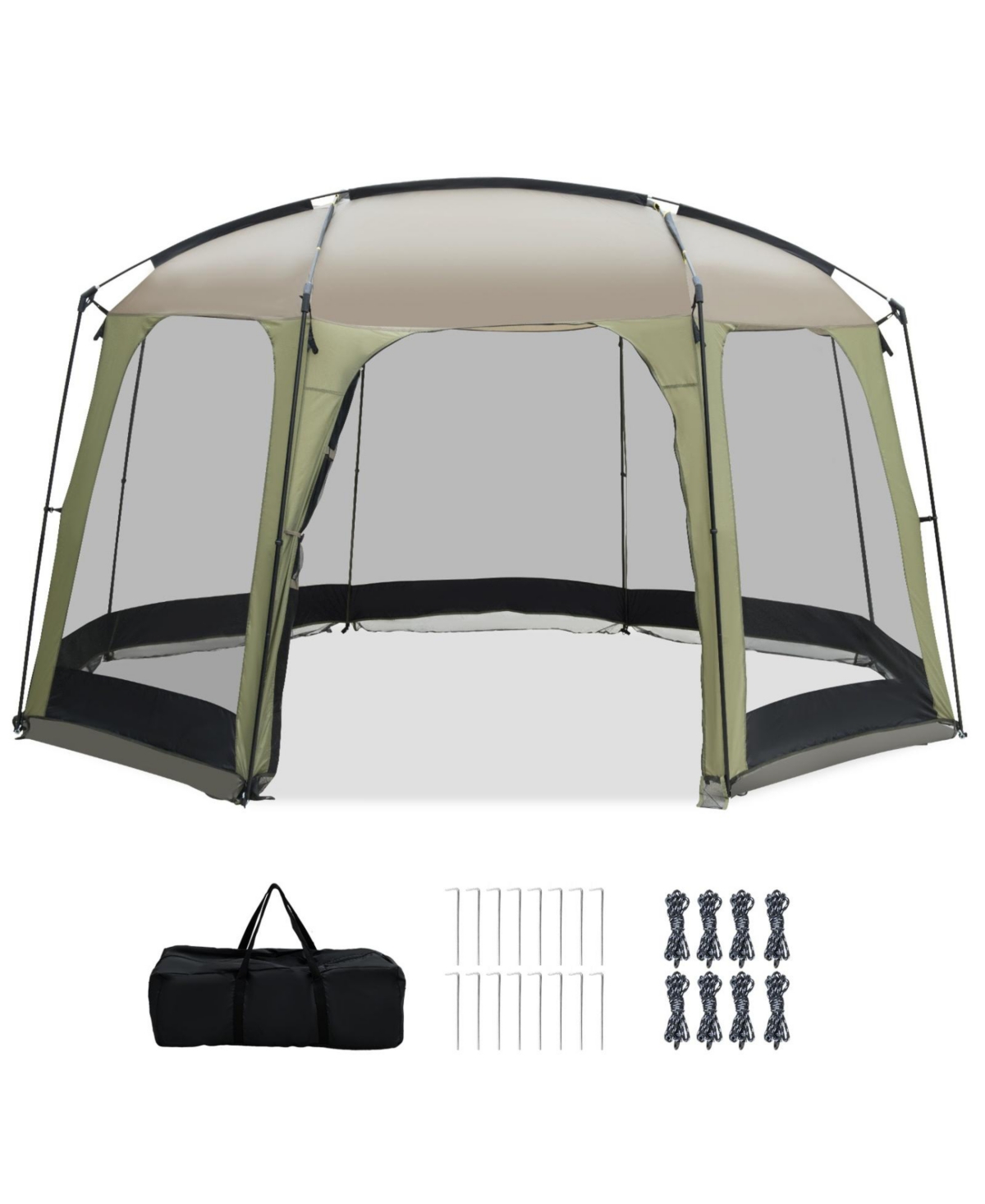 Click here for Sugift Six to Eight Person Canopy Tent with Zipper... prices