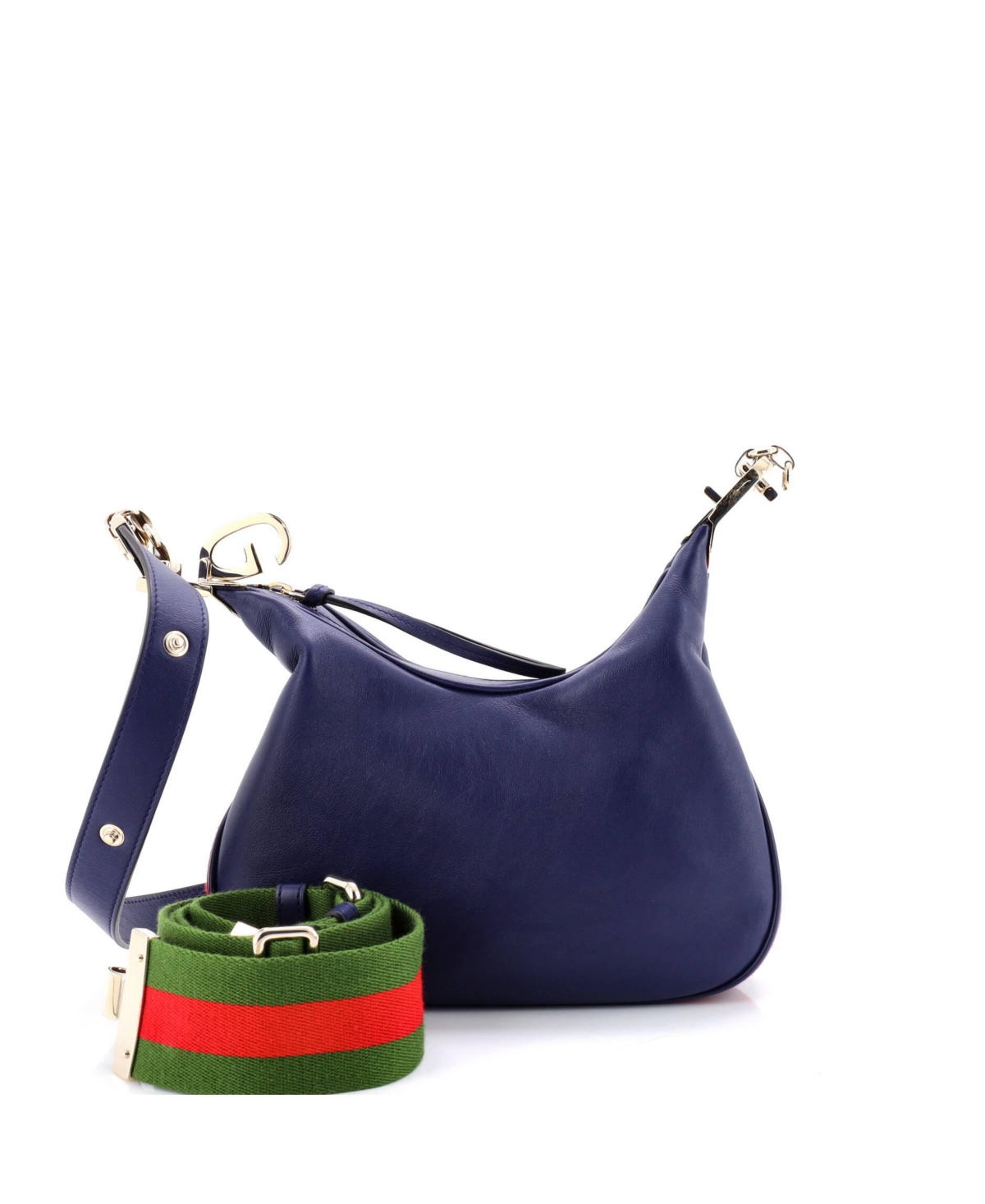 Click here for Pre-Owned Gucci Small Attache Shoulder Bag Leather... prices