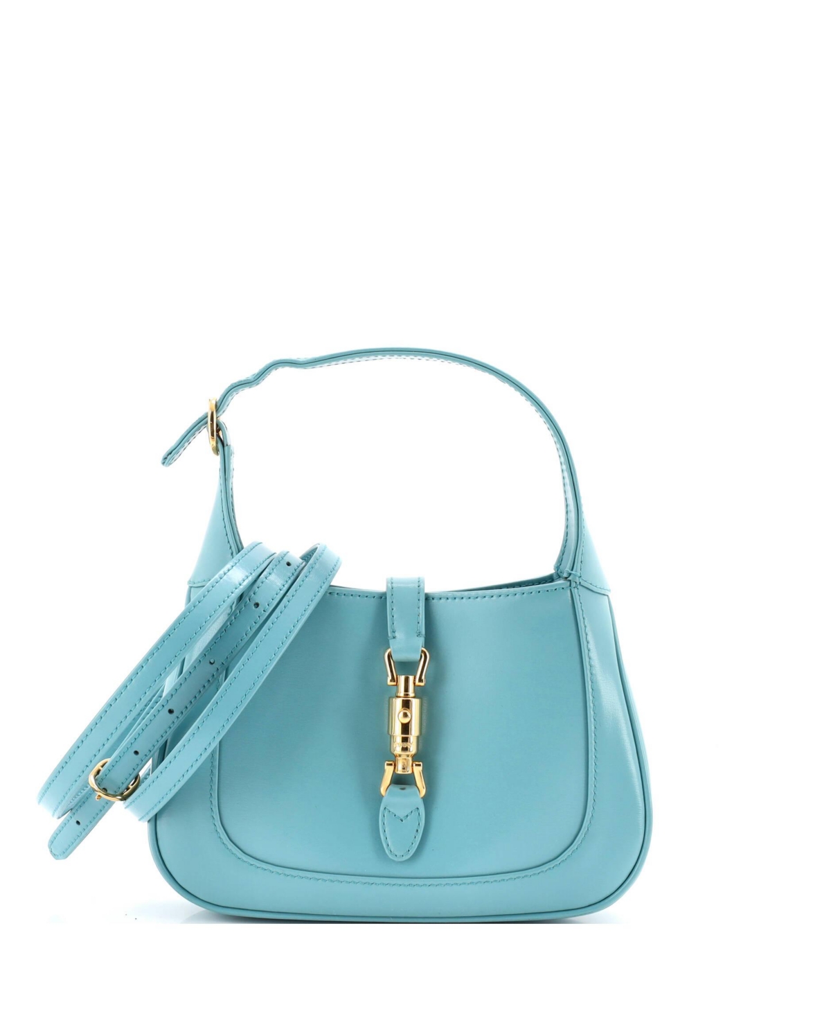 Click here for Pre-Owned Gucci Mini Jackie 1961 Hobo Leather - Bl... prices