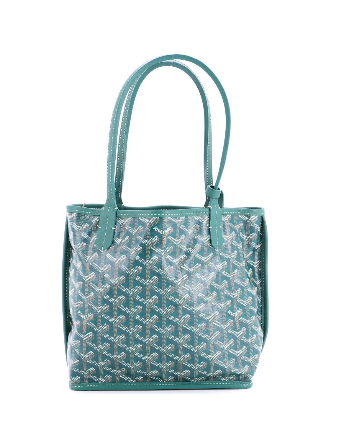 Click here for Pre-Owned Goyard Mini Anjou Reversible Tote Coated... prices