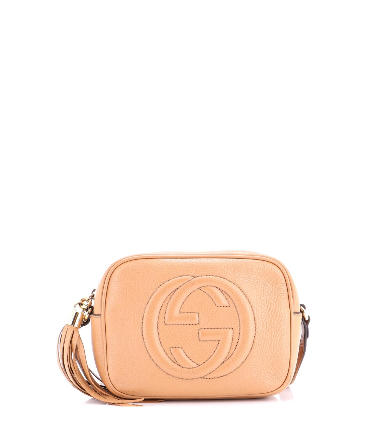 Click here for Pre-Owned Gucci Small Soho Disco Crossbody Bag Lea... prices