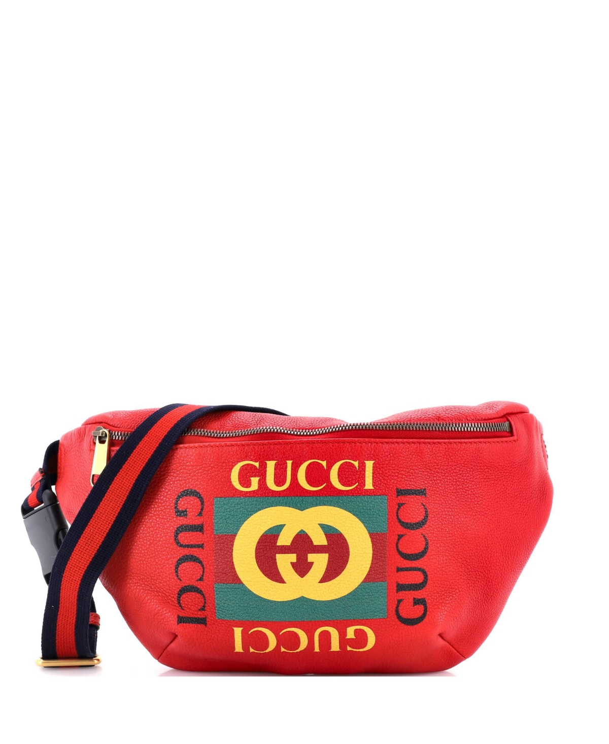 Click here for Pre-Owned Gucci Medium Logo Belt Bag Printed Leath... prices