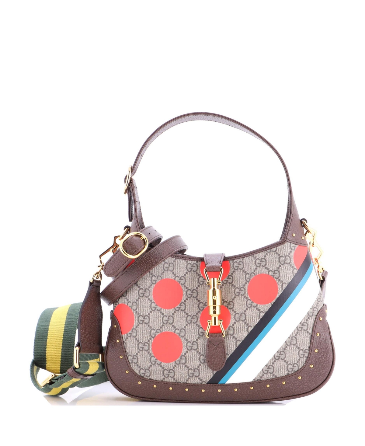 Click here for Pre-Owned Gucci Small Jackie 1961 Hobo Studded Pri... prices