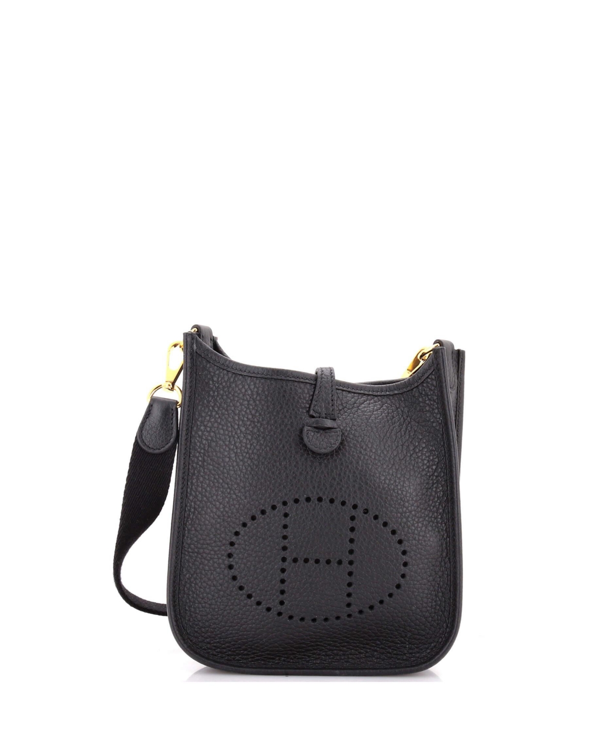 Click here for Pre-Owned HERMES Tpm Evelyne Bag Gen Iii Clemence... prices