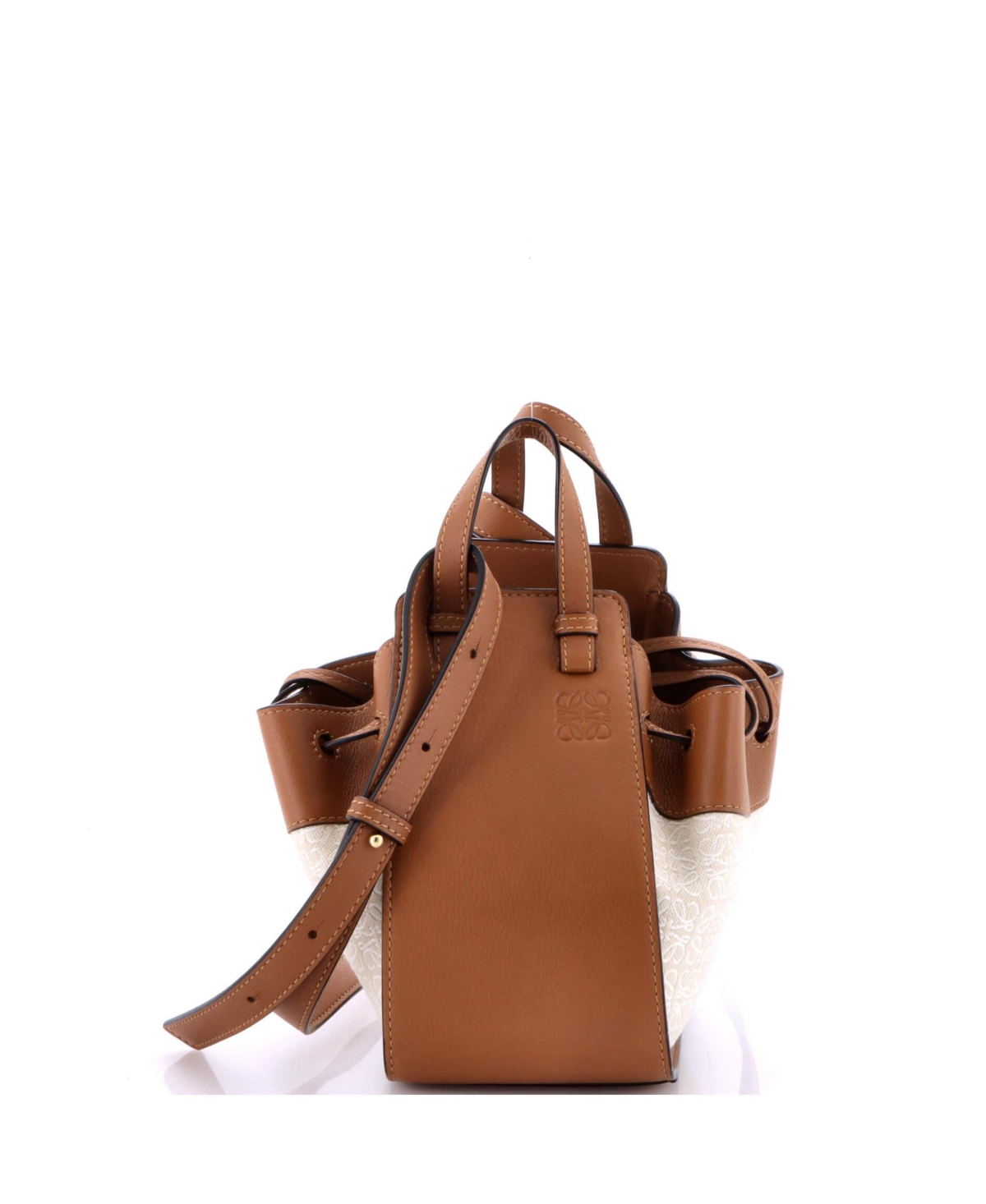 Click here for Pre-Owned Loewe Mini Hammock Bag Leather and Anagr... prices