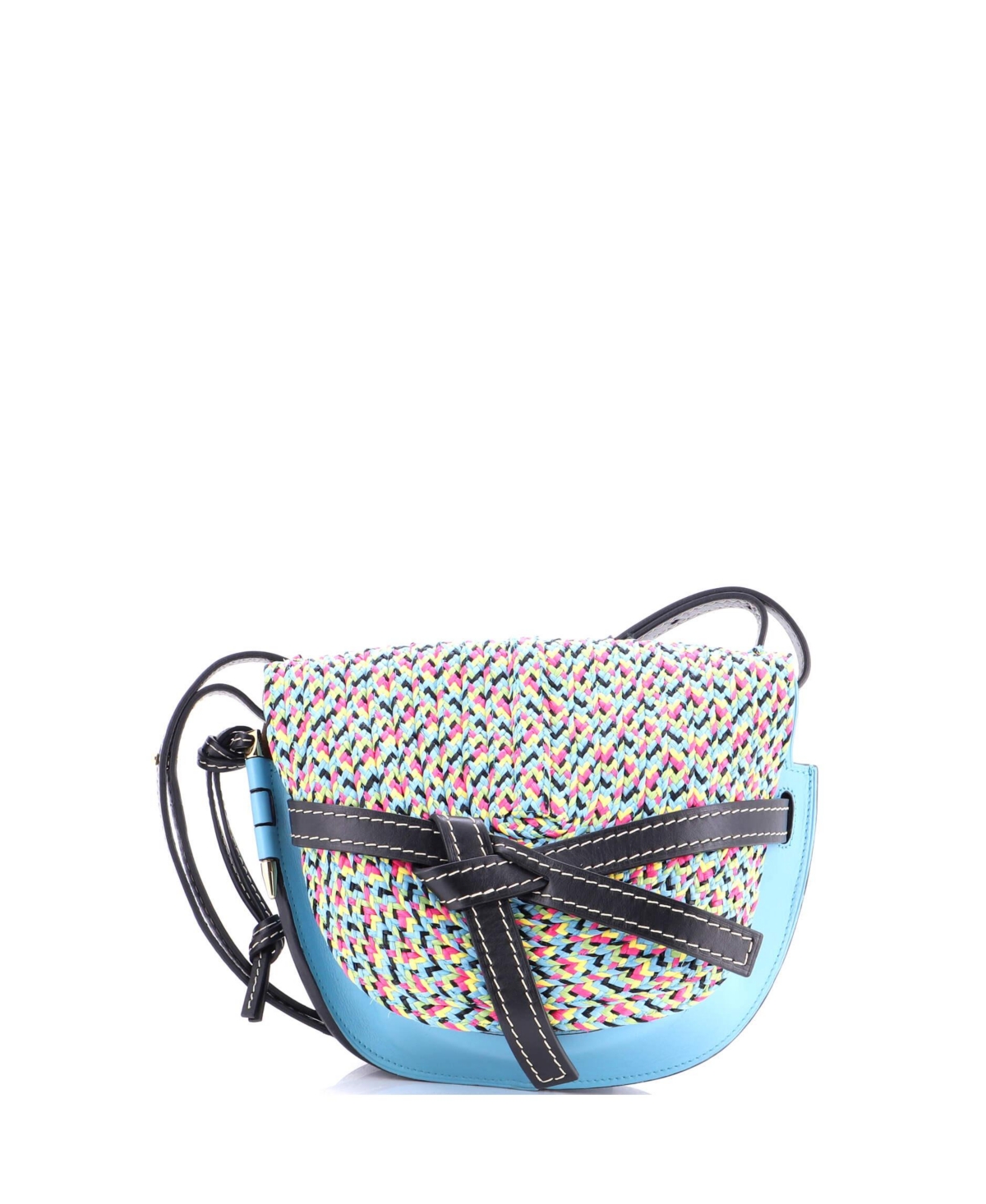 Click here for Pre-Owned Loewe Small Gate Shoulder Bag Leather wi... prices