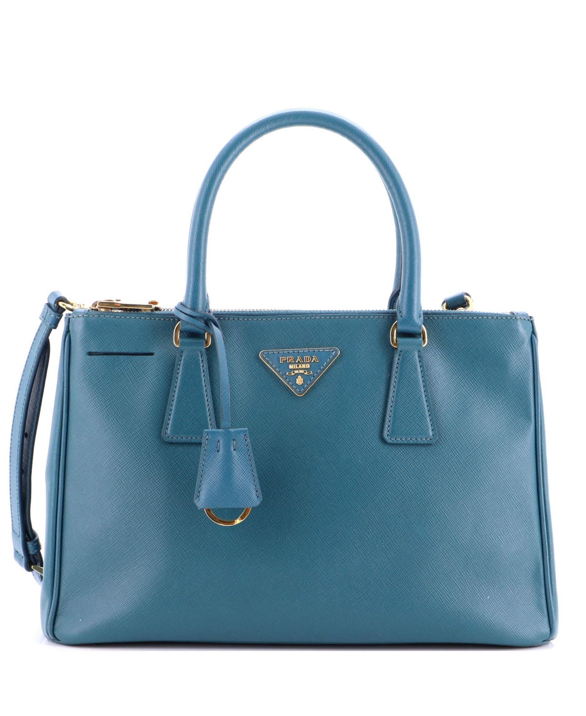 Click here for Pre-Owned Prada Small Double Zip Lux Tote Saffiano... prices