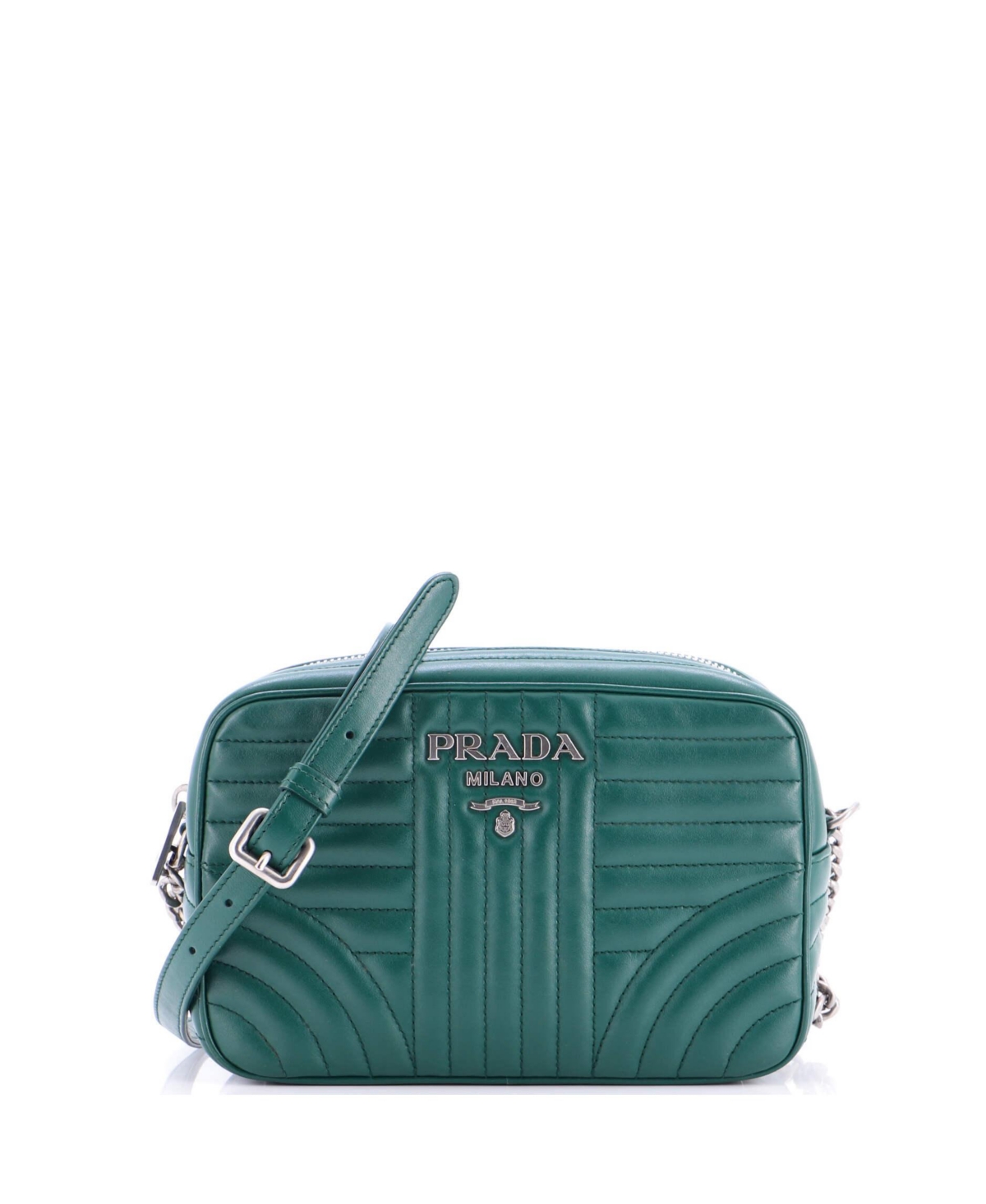 Click here for Pre-Owned Prada Small Camera Bag Diagramme Quilted... prices