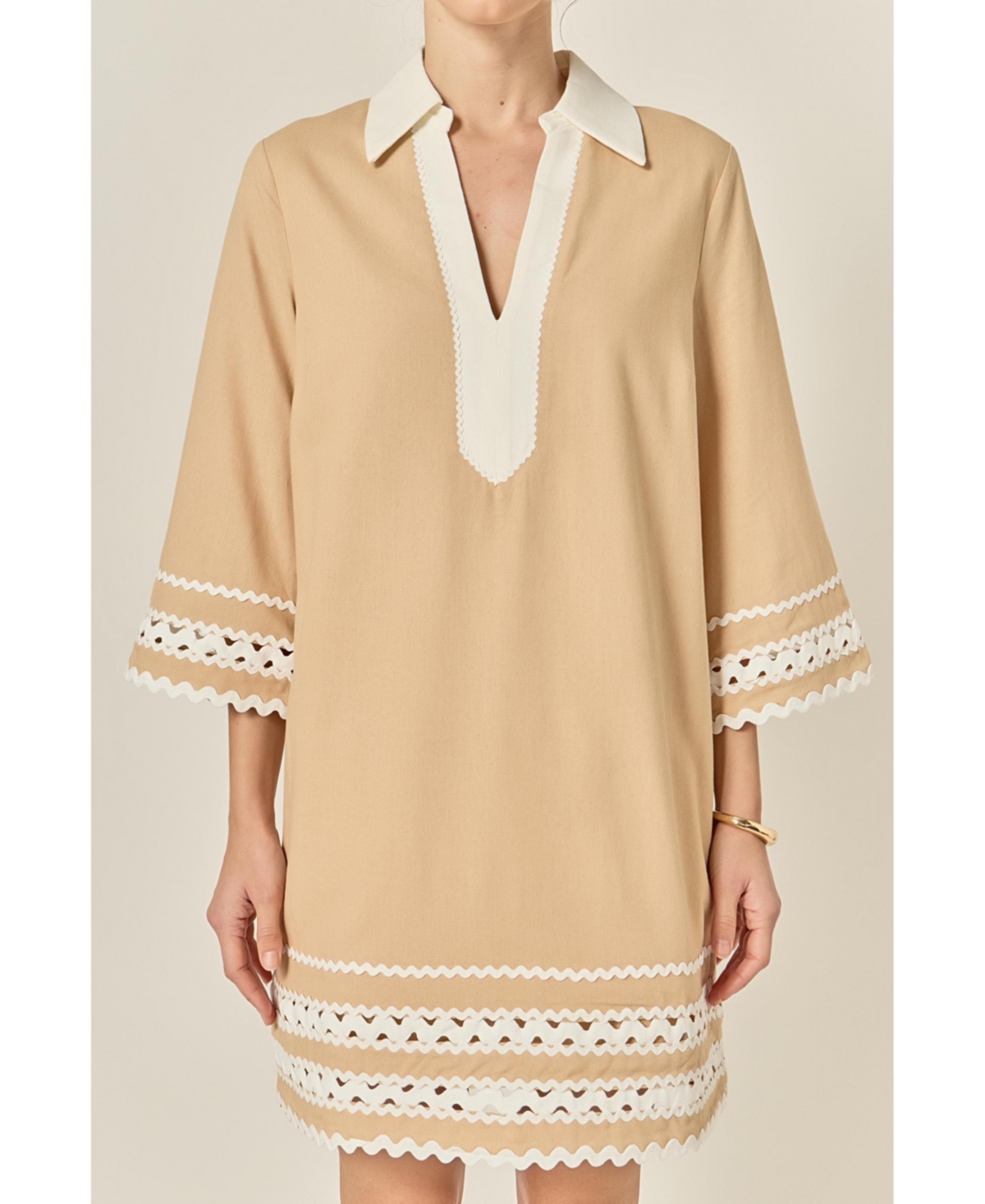 Click here for English Factory Womens Color Block Shirt Mini Dres... prices