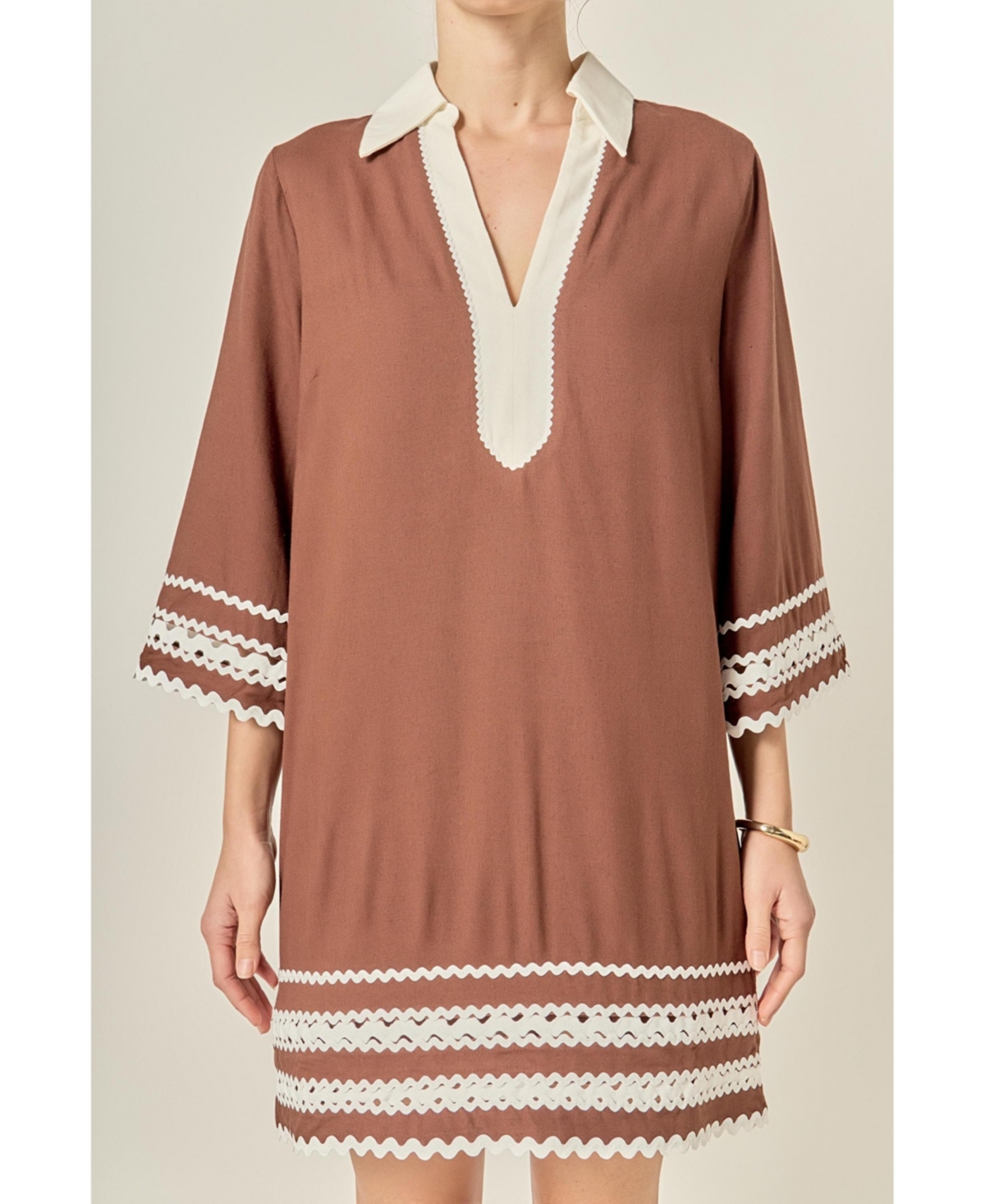 Click here for English Factory Womens Color Block Shirt Mini Dres... prices