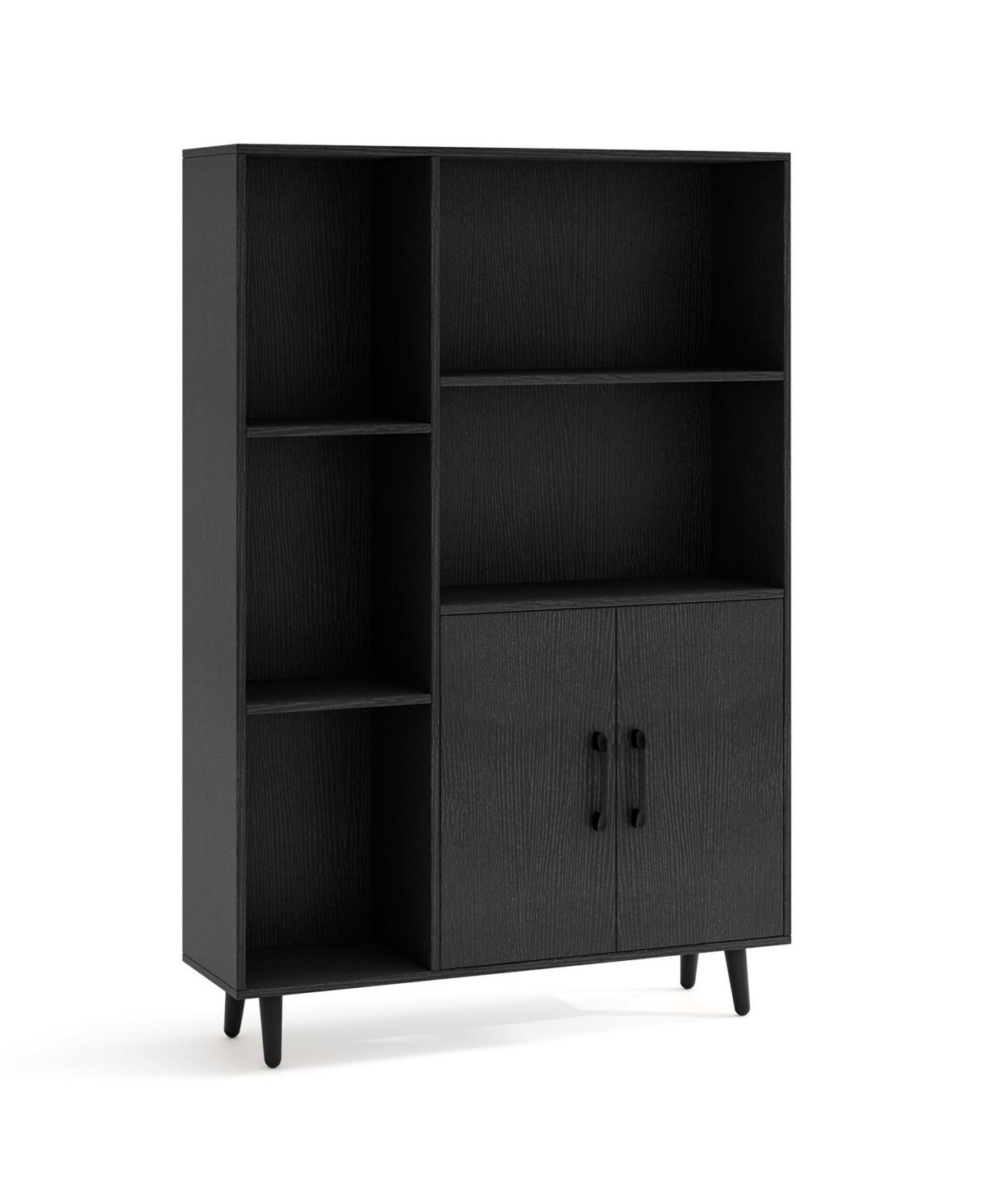 Click here for Slickblue 47 Inch Bookshelf with Open Cubes and Bo... prices