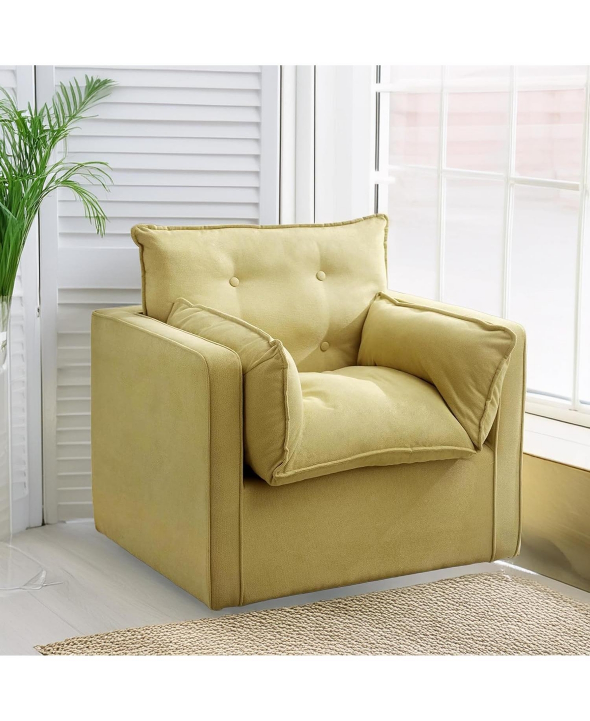 Click here for gaomon Mid-Century Swivel Accent Chair  360°... prices